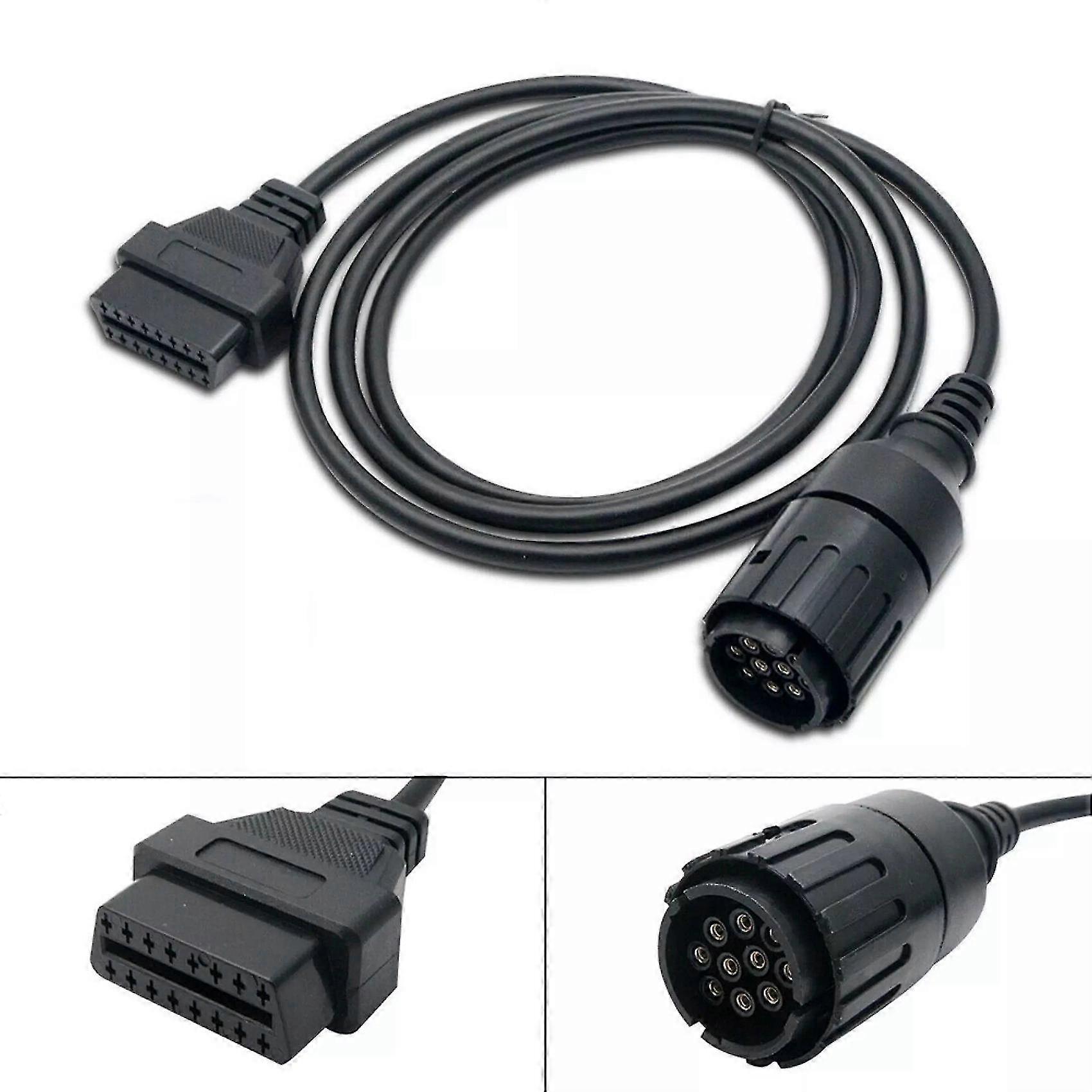 Motorcycles 10 Pin Adapter Icom-d Cable For - 10pin To 16pin Obd2 ...