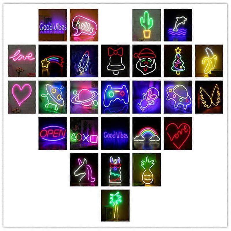 LED neon back panel full range acrylic transparent back panel neon ...