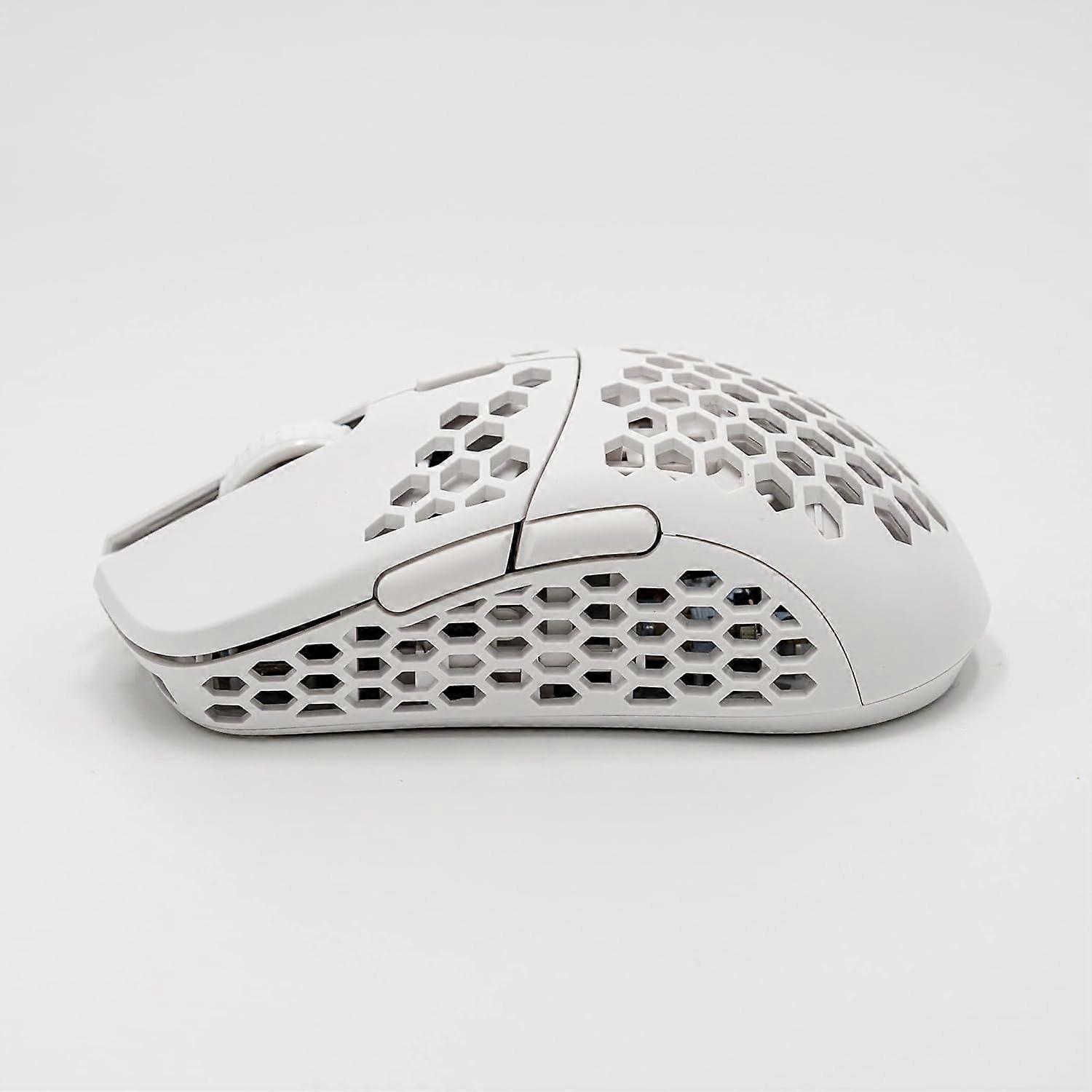 Wireless Gaming 58 Gram Ultra Lightweight Honeycomb Design Mouse(White ...