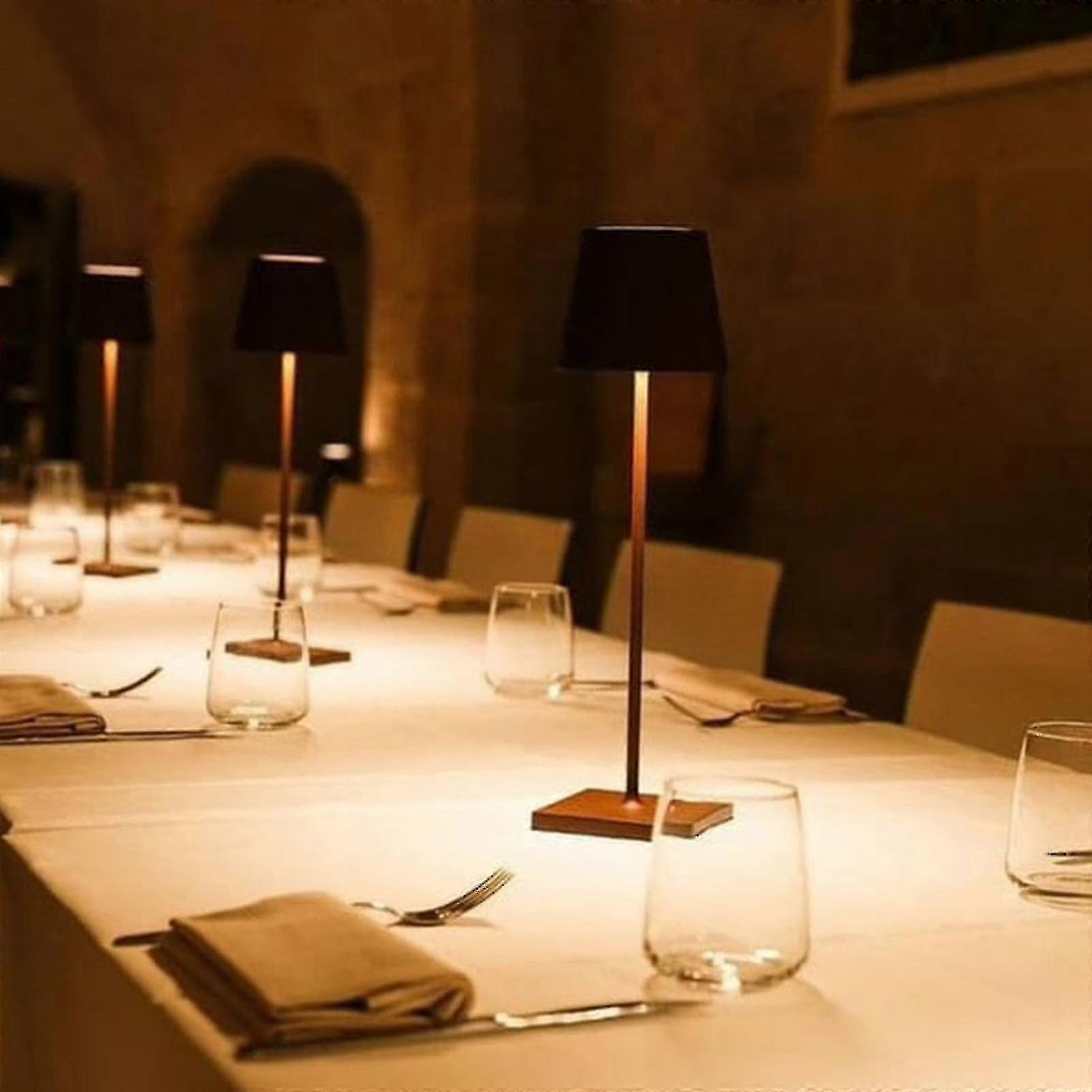 Dimmable Cordless Table Lamp 3-way Aluminum Cordless Lamp For Reading ...