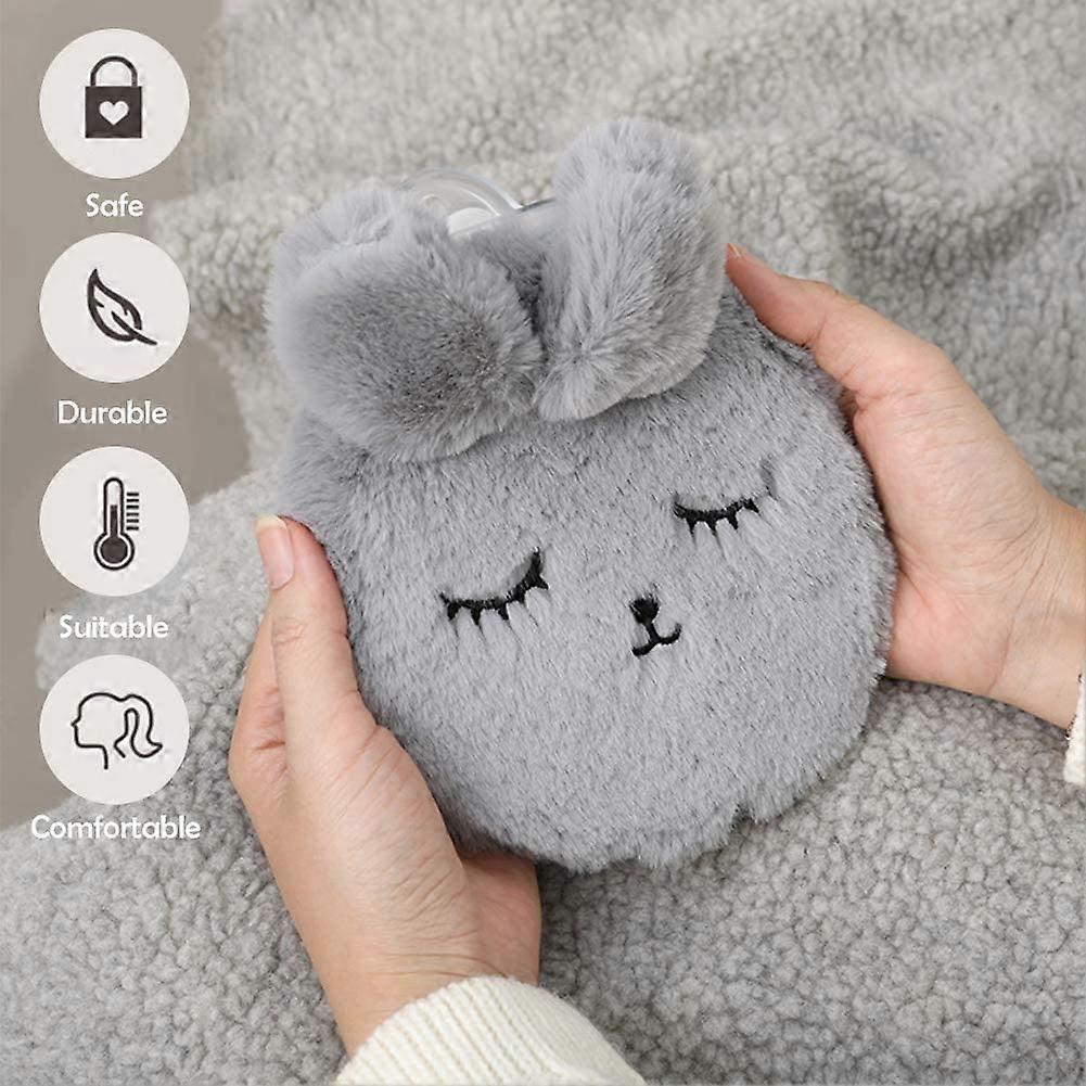 Hot Water Bottle with Cover,Rabbit Hot Water Bottles,Hot Water Bottle ...