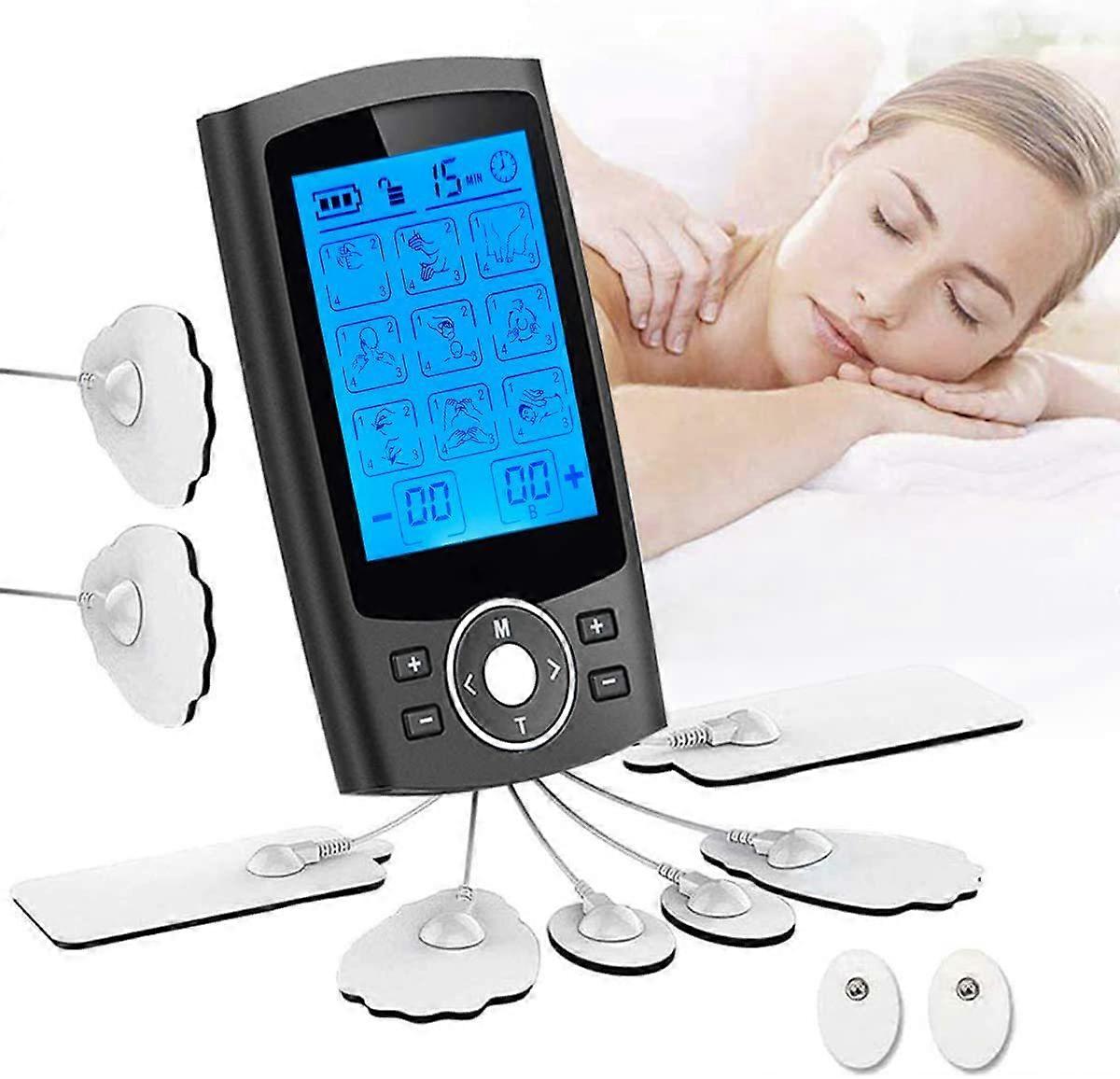 Tens Unit 24 Modes 20 Intensity Electric Stimulation Massager Muscle ...