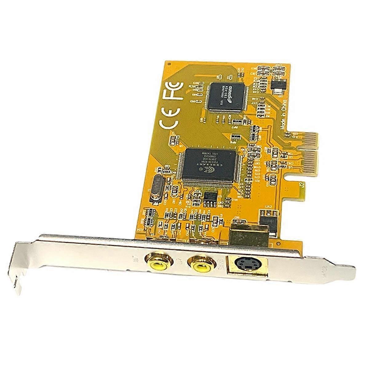 PCIE to AV 878A Video Capture Card PCIE Surveillance HD Image 640x480 2 ...
