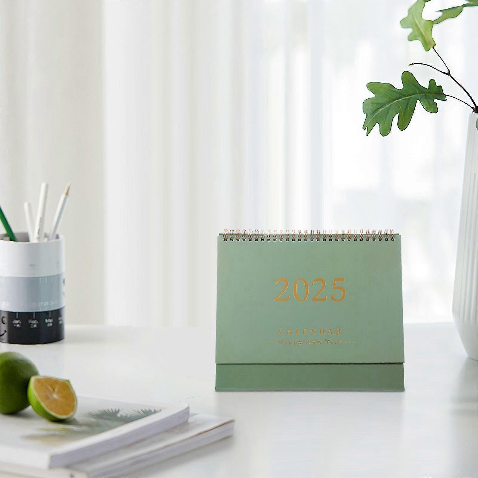 Desk Calendars Jul. 2024 - Dec. 2025 Flip Calendar Desktop Standing ...