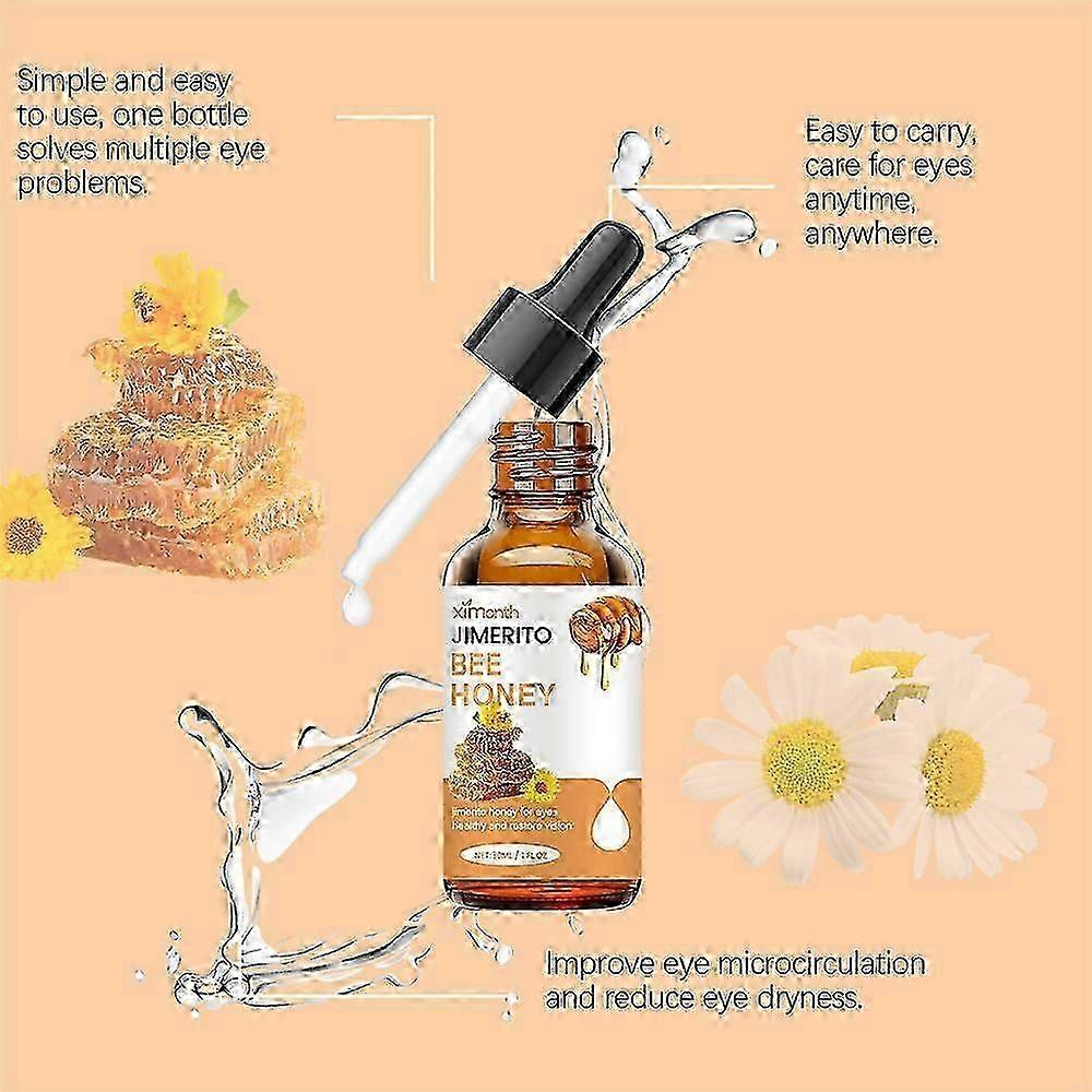 30ml Honey Eye Drops Natural Soothing Discomfort Anti Fatigue Liquid ...