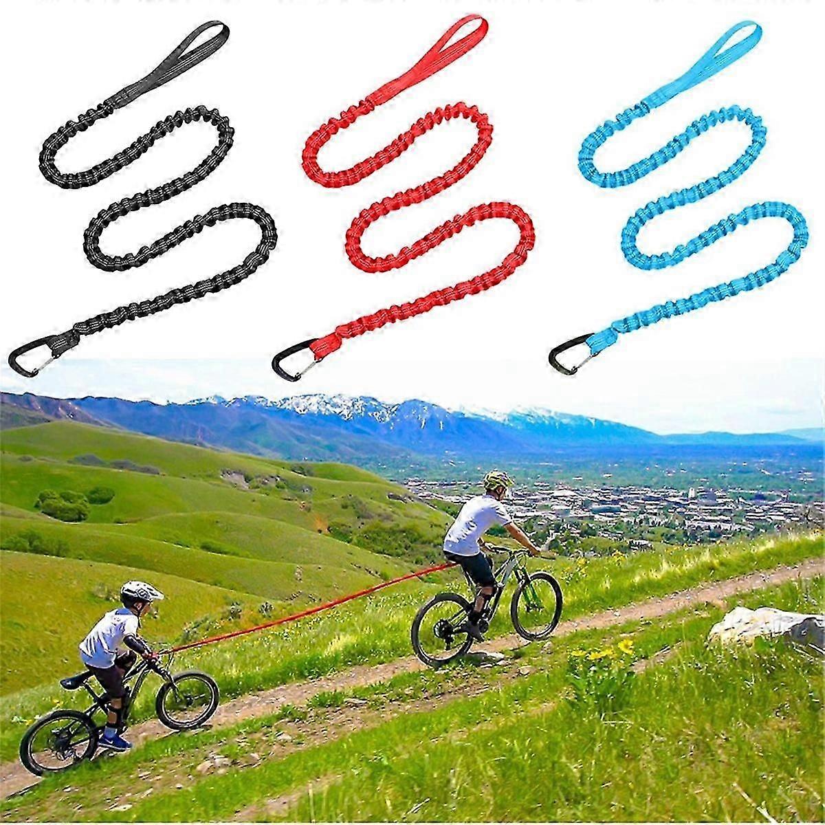 3PCS Bicycle Tow Rope Bicycle Traction Rope Mountain Bike Parent-Child ...
