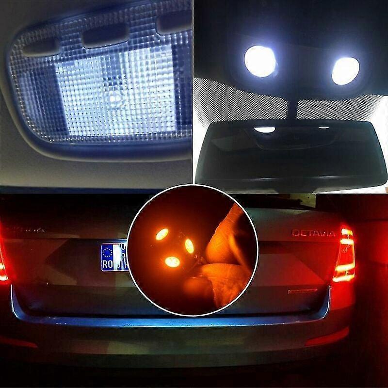 20X T10 5050 5SMD White Blue Red Yellow Car Led Show Width Door Light ...