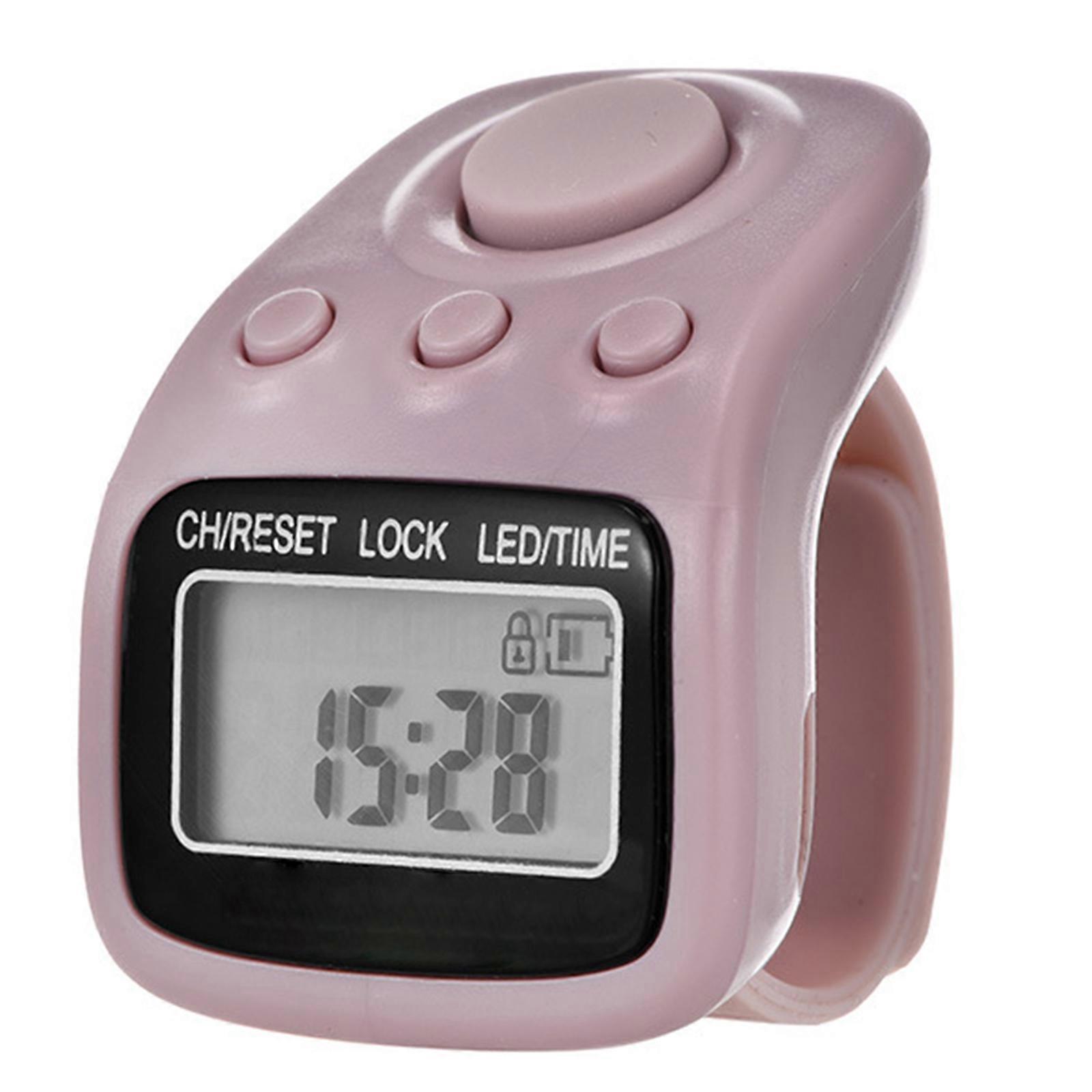 LED Digital Tally Counter Clickers 6 Channels with Backlit Time Display ...