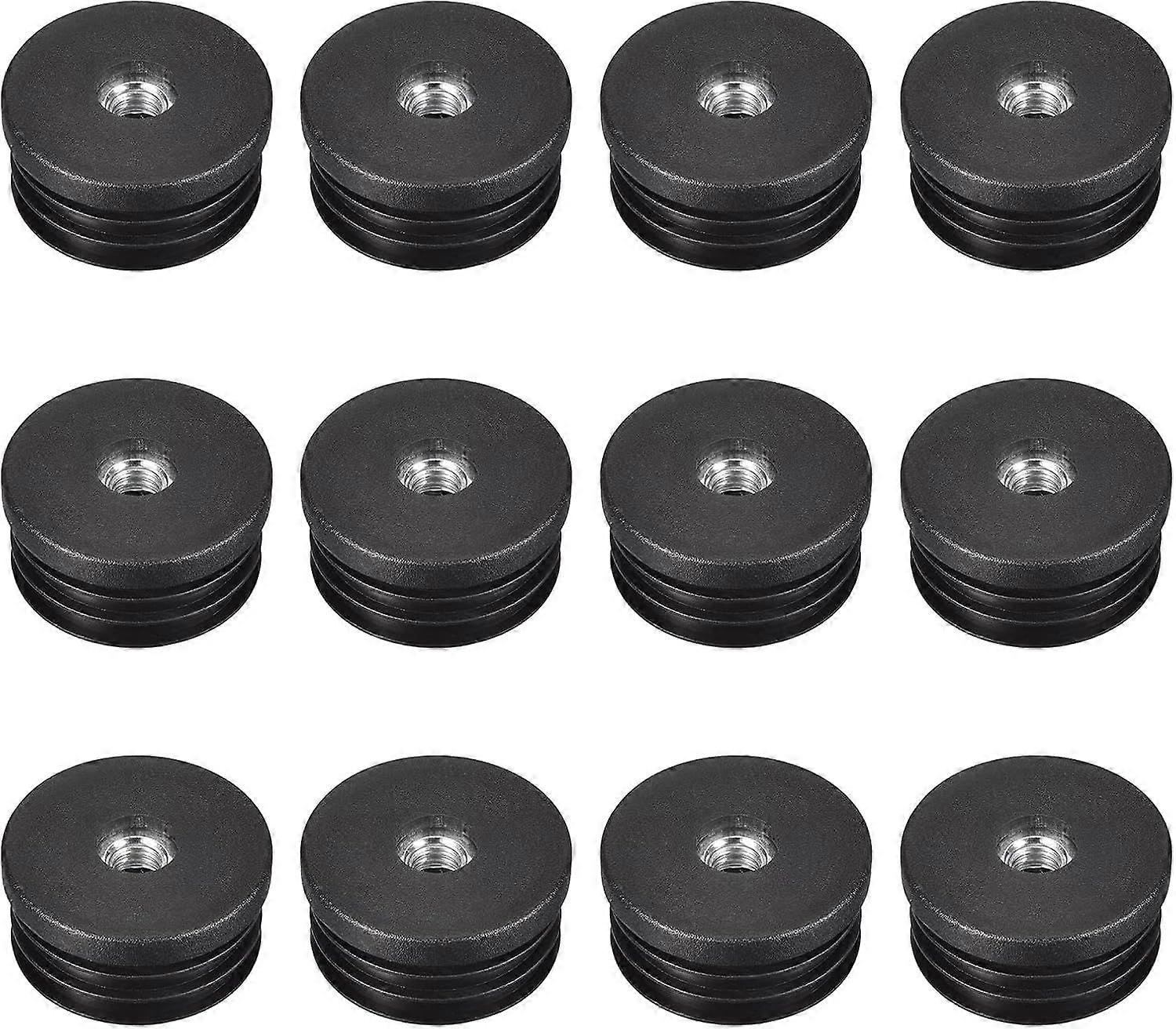 12pcs Inserts for Round Tubes with M8 Thread, for 38mm/1.5" OD Round ...