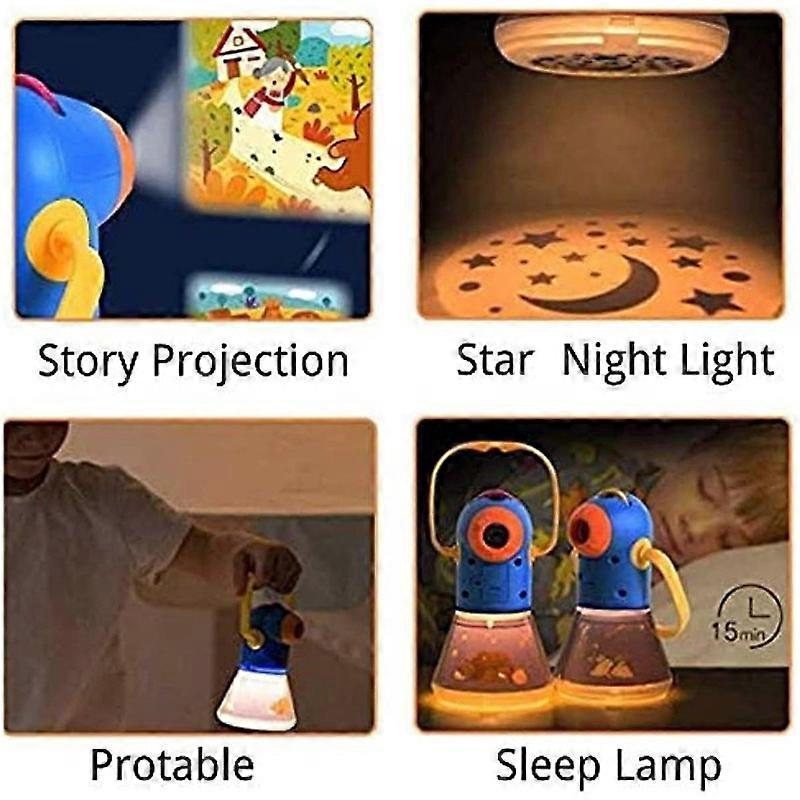 Magical Storybook Torch, Light Projector for Classic Fairy Tales, Night ...