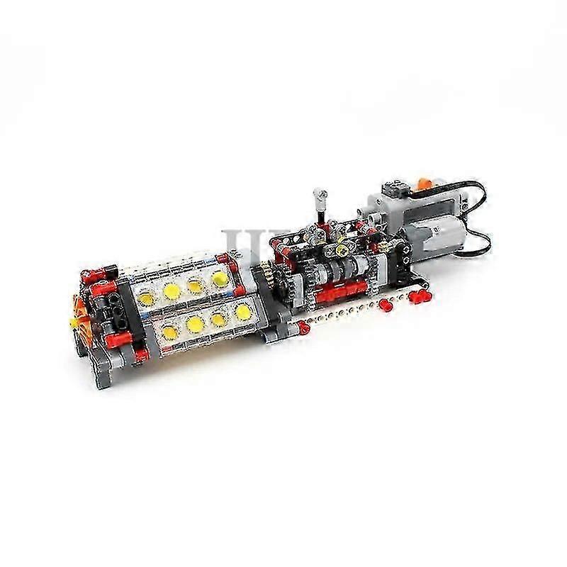 Moc Technology Mechanical Group V16 Engine Speeds Sequential Gearbox ...