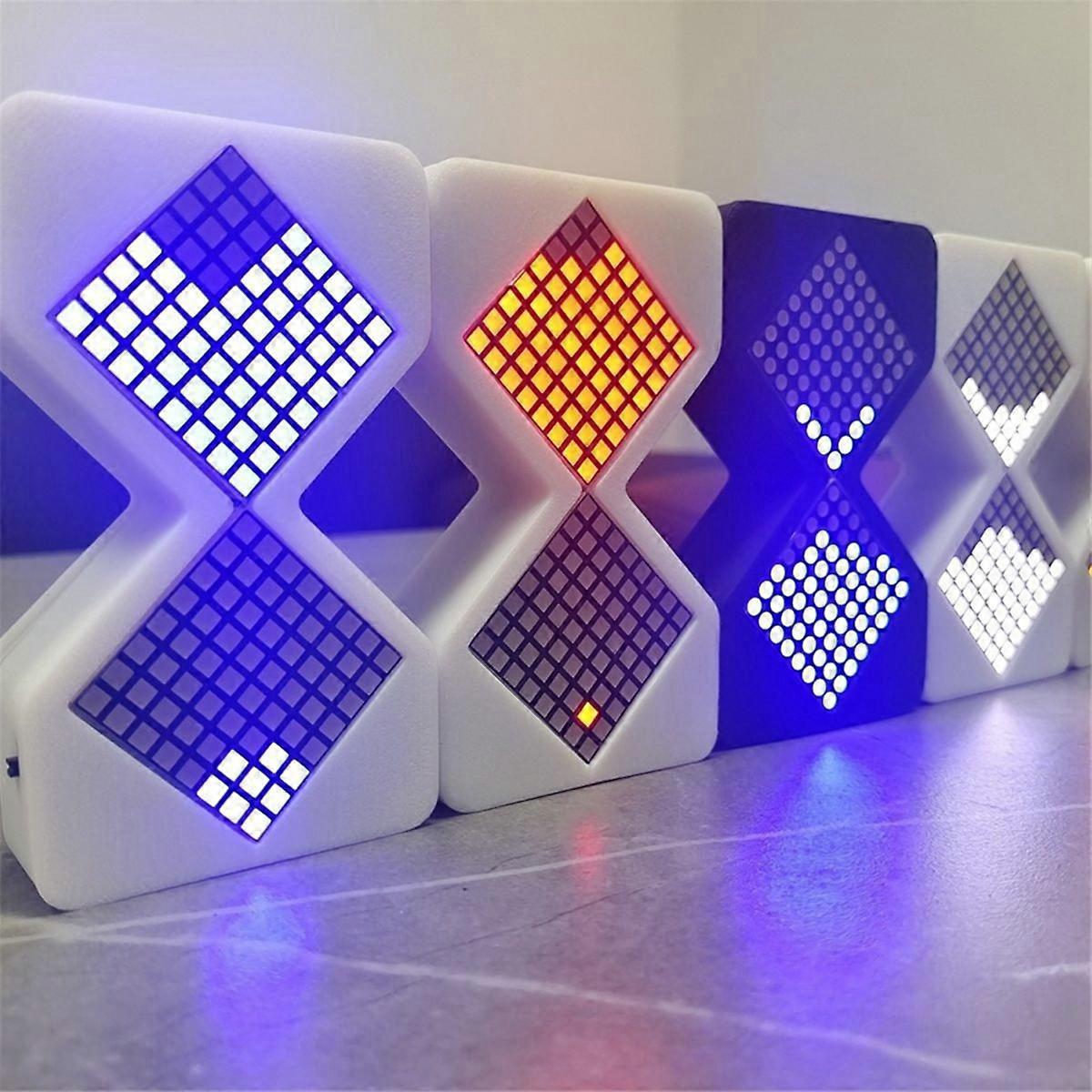 LED Electronic Hourglass Toilet Hourglass Timers DIY Digital Sand Clock ...