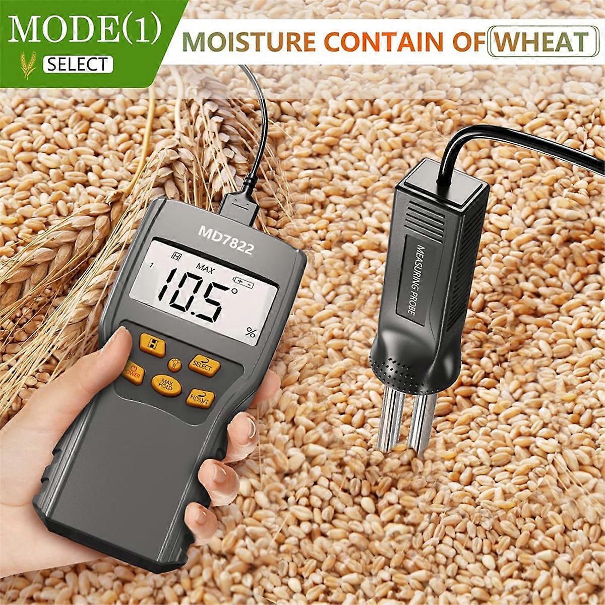 Hay Moisture Tester,Moisture Meter Probe for Hay,Froage Grass | Fruugo UK