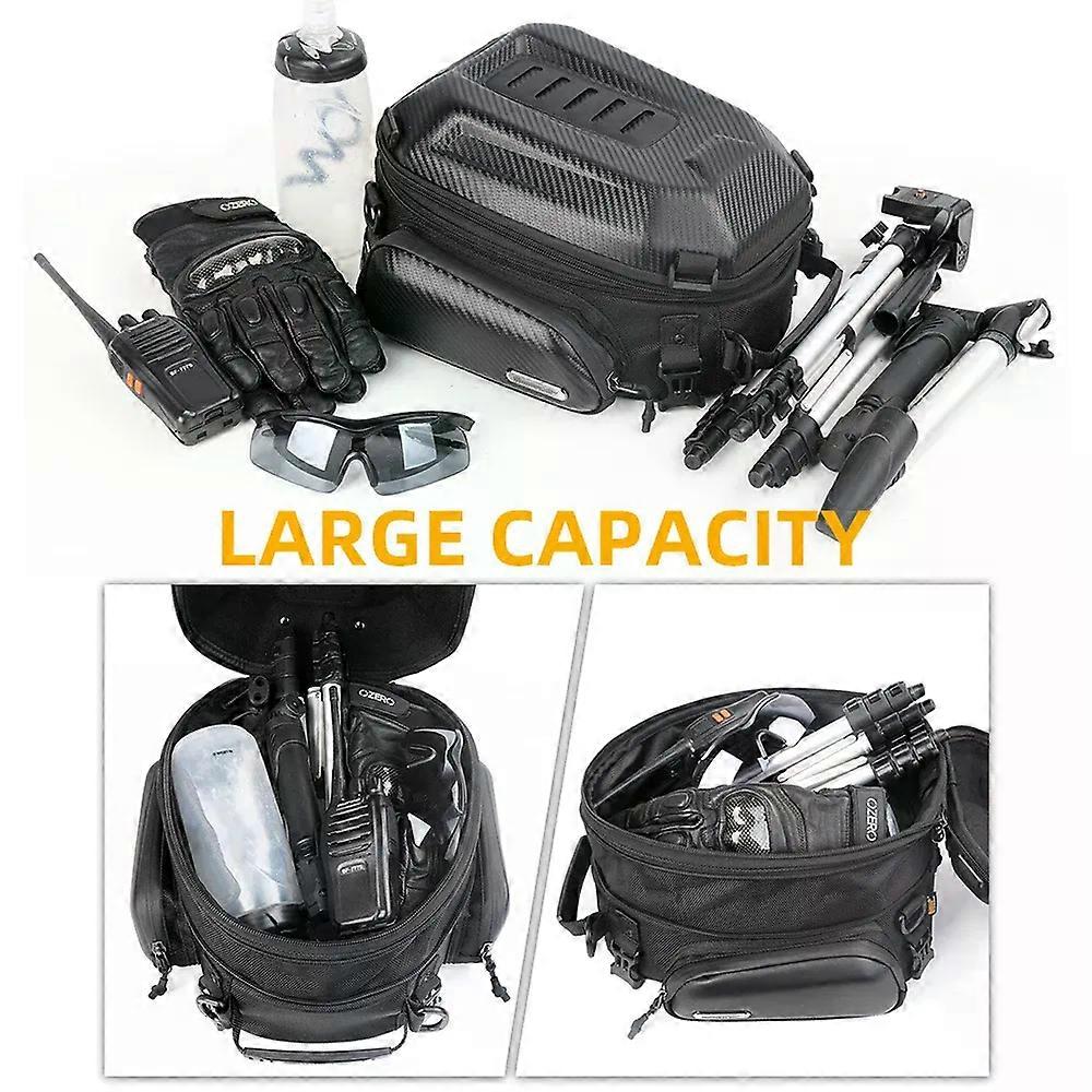 Motorcycle Back Seat Bag Waterproof Motorbike Tail Bag 12L-18L ...