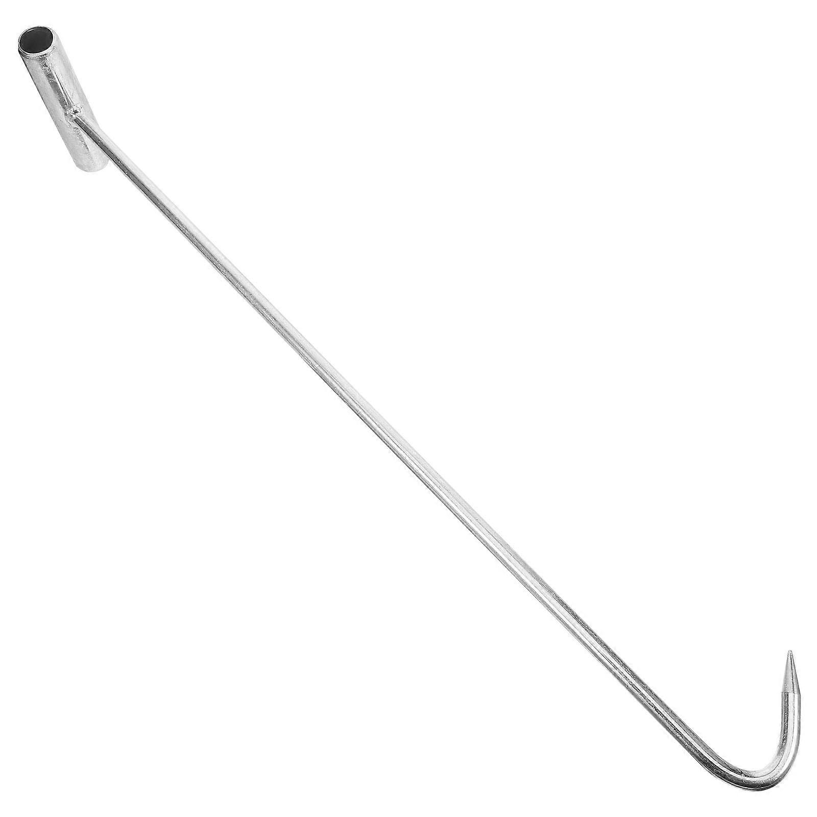 T Hook Manhole Pull Hook For Workers 50Cm Galvanized Steel 1Pcs | Fruugo UK