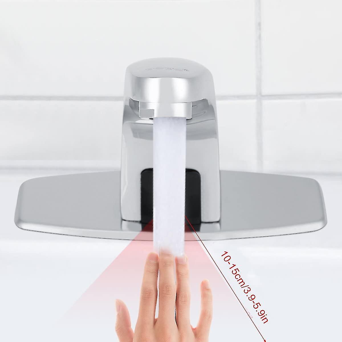 Automatic Infrared Sensor Faucet, Zinc Alloy Smart Touchless Sink ...