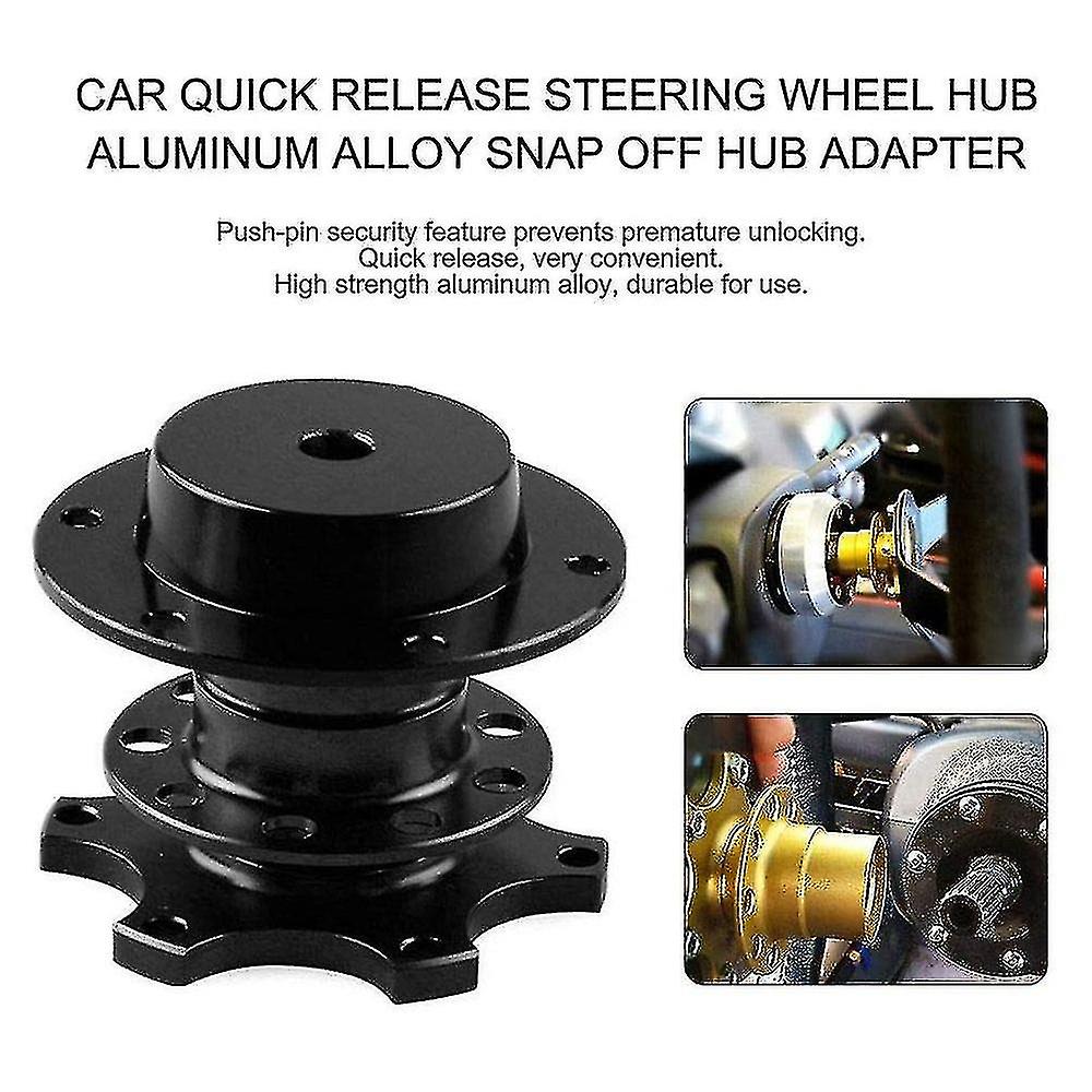 Universal Quick Release Adapter Snap Off Steering Wheel Hub Race ...