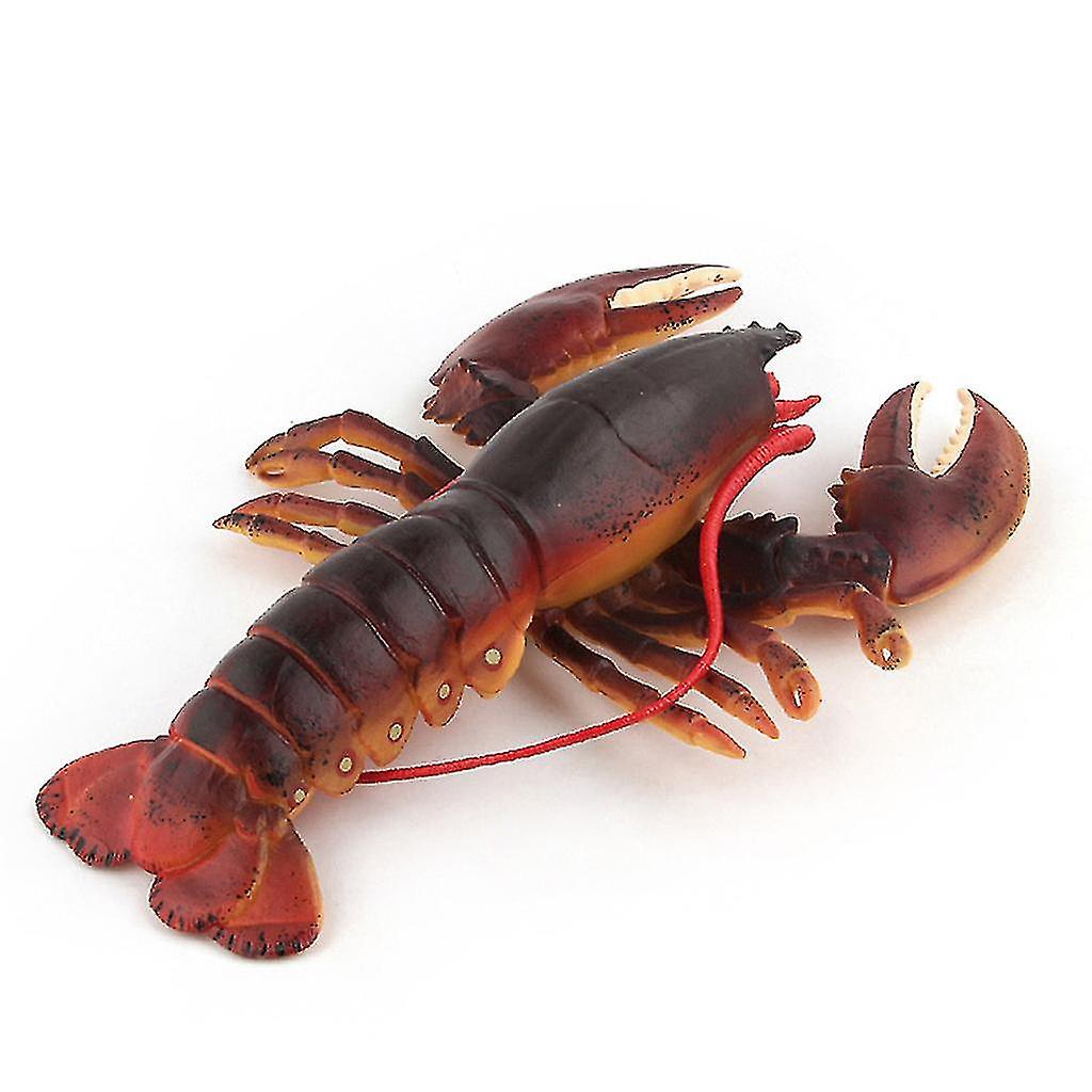 Sea Lifelike Lobster Fish Statue Model Figurine For House Room Tabletop ...