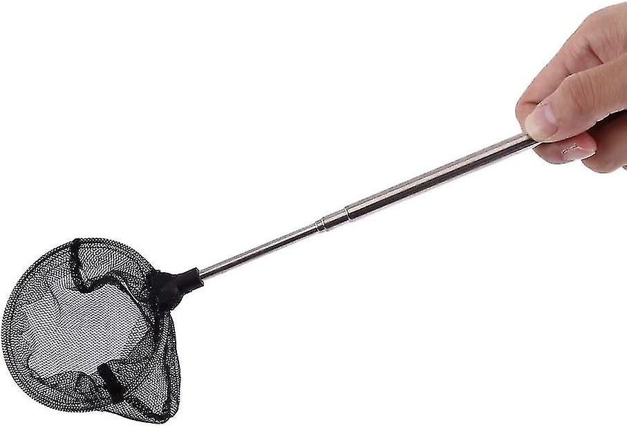Landing Net With Telescopic Arm For Aquarium Fish And Shrimp Round ...