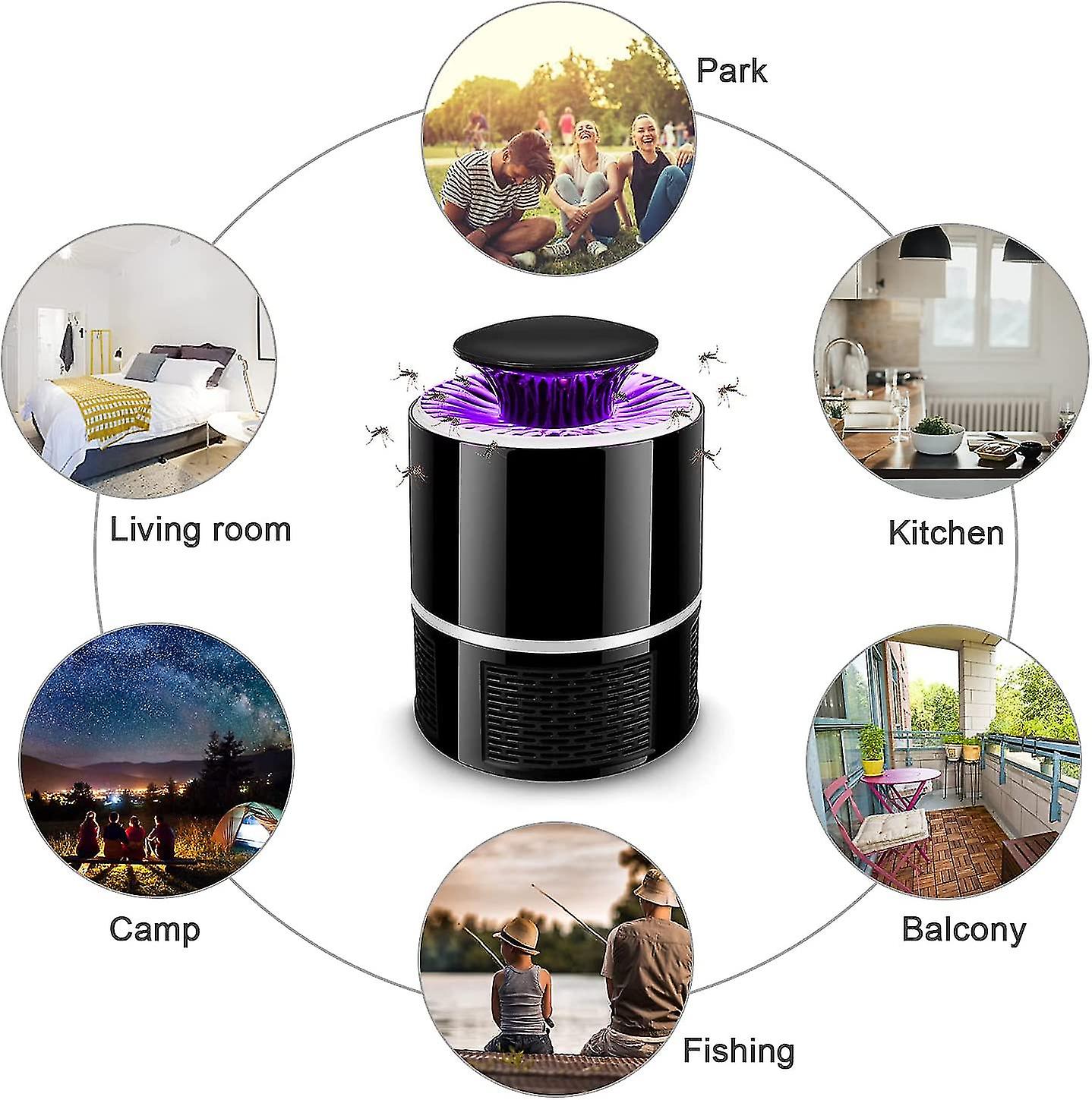 Led Mosquito Repellent Lamp Uv Lamp Insecticide And Anti-fly Indoor And ...