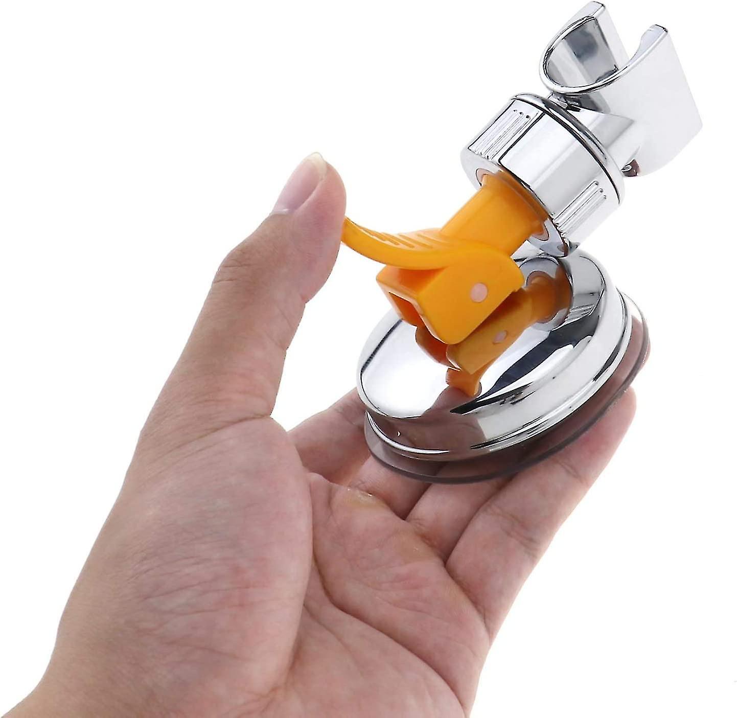 Shower Head Bracket Suction Cup Shower Wall Bracket Set Adjustable Wall ...