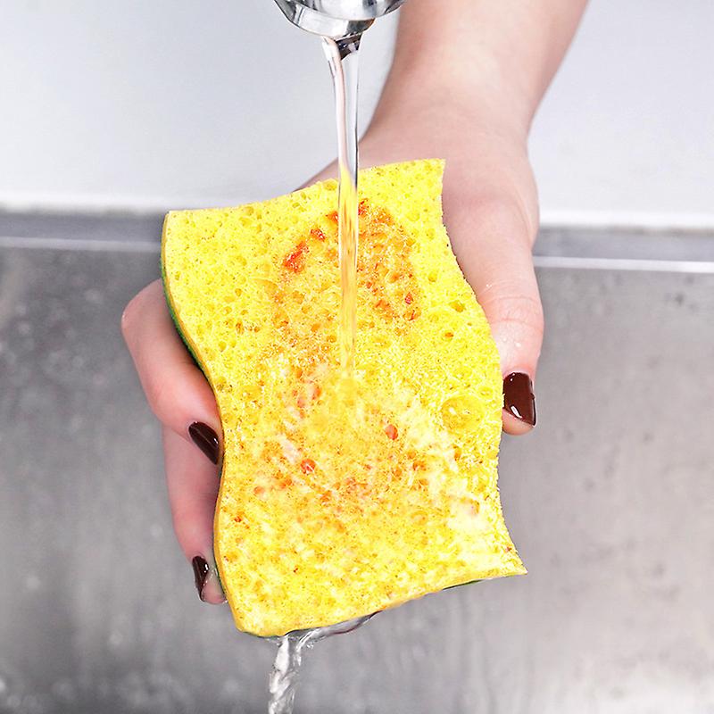 Double Sided Dishwashing Sponges for Kitchen - Sponge Side for Cleaning ...