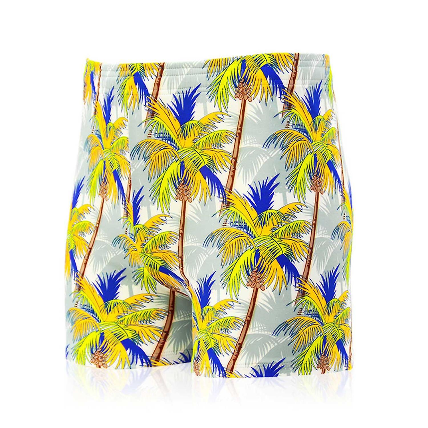 Swimming Trunks Print Great Stitching Compact Coconut Tree Summer ...