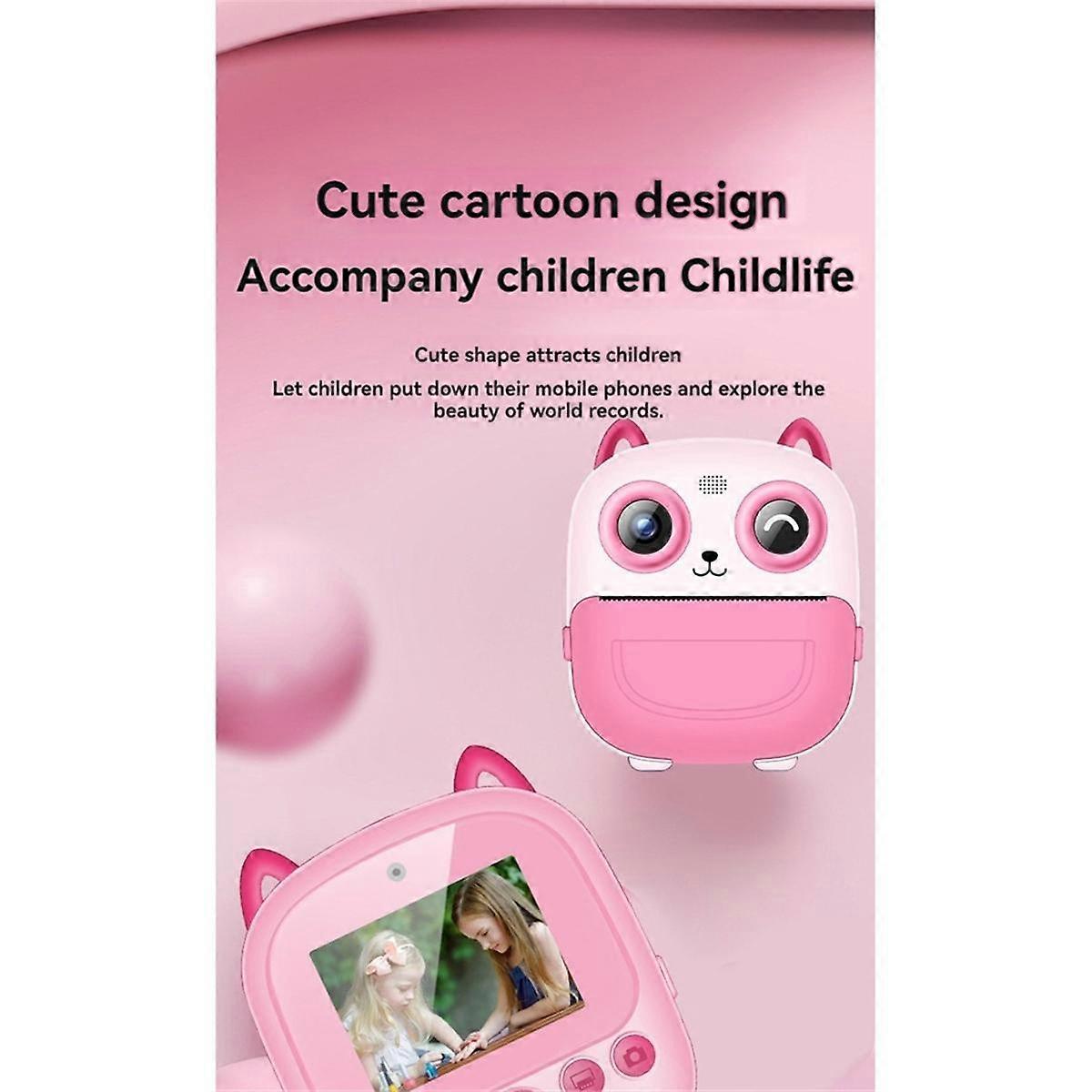 Kid Camera Printer Portable Thermal Instant Print Photo Kids Digital ...