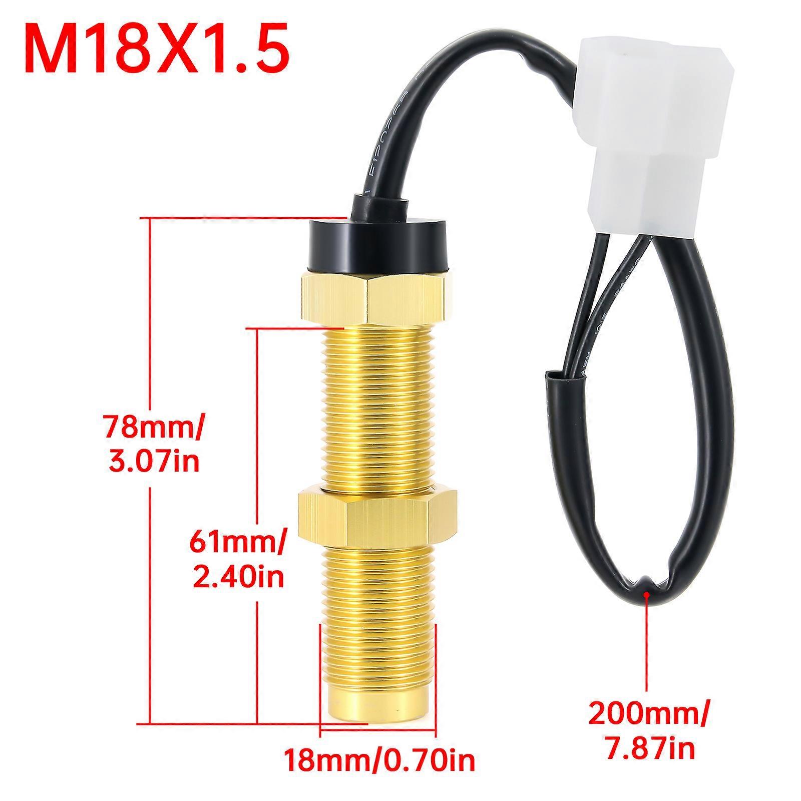 M16 M18 Tachometer Sensor RPM Tachometer Gauge 12V/24V Sensor Car Boat ...