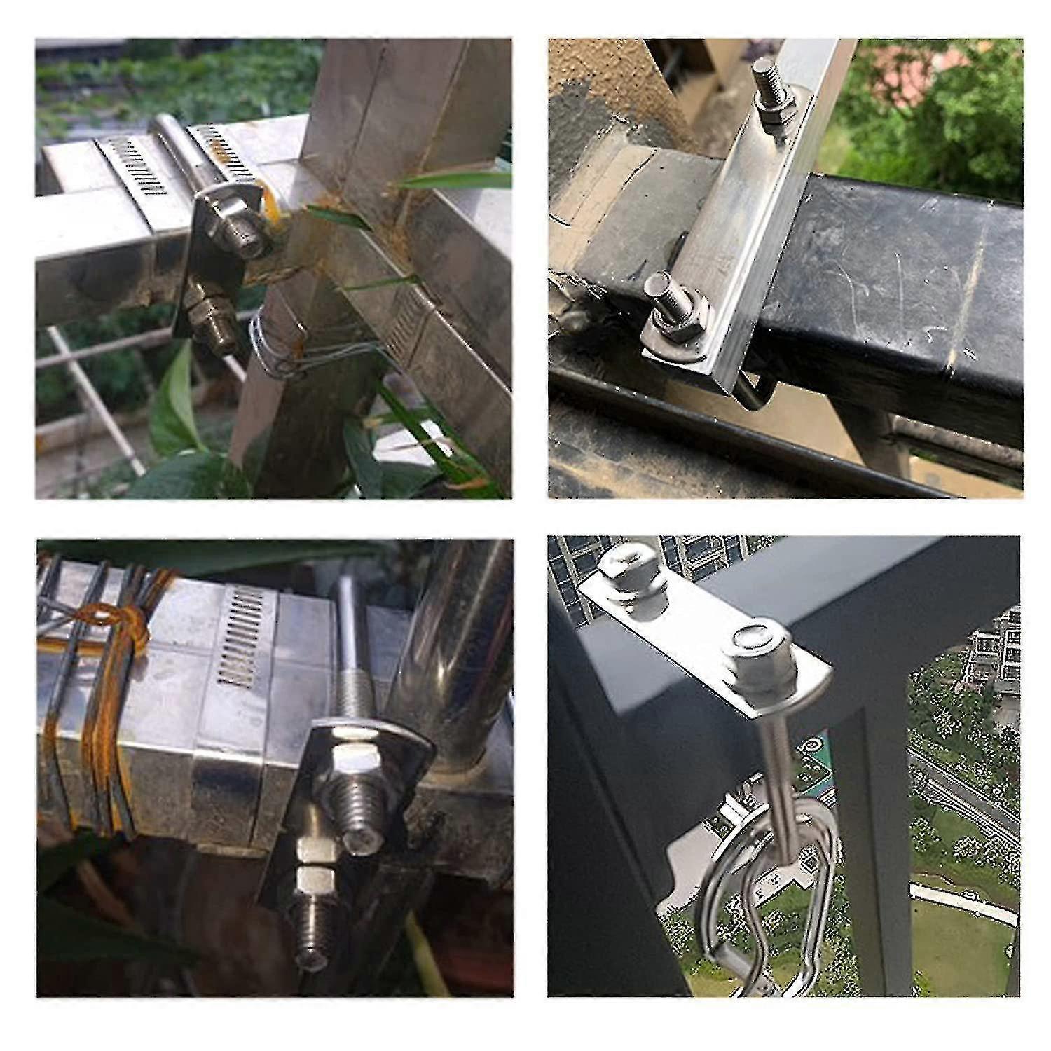 4pcs U-bolts 66 U-bolt 80 X 50mm,stainless Steel U-bolt,nut Plates ...