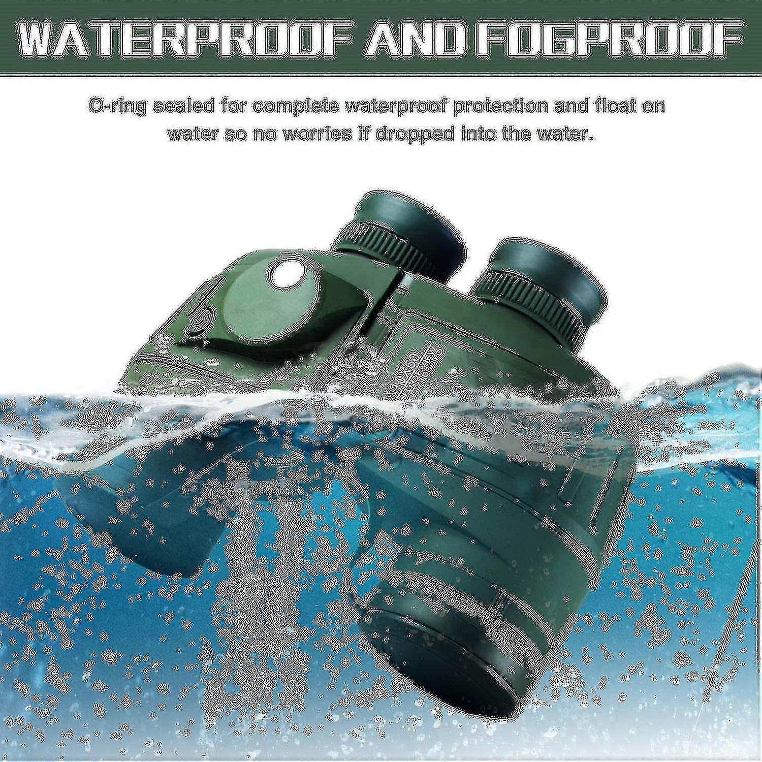 10x50 Marine Binoculars, Binoculars With Night Vision, Rangefinder And ...