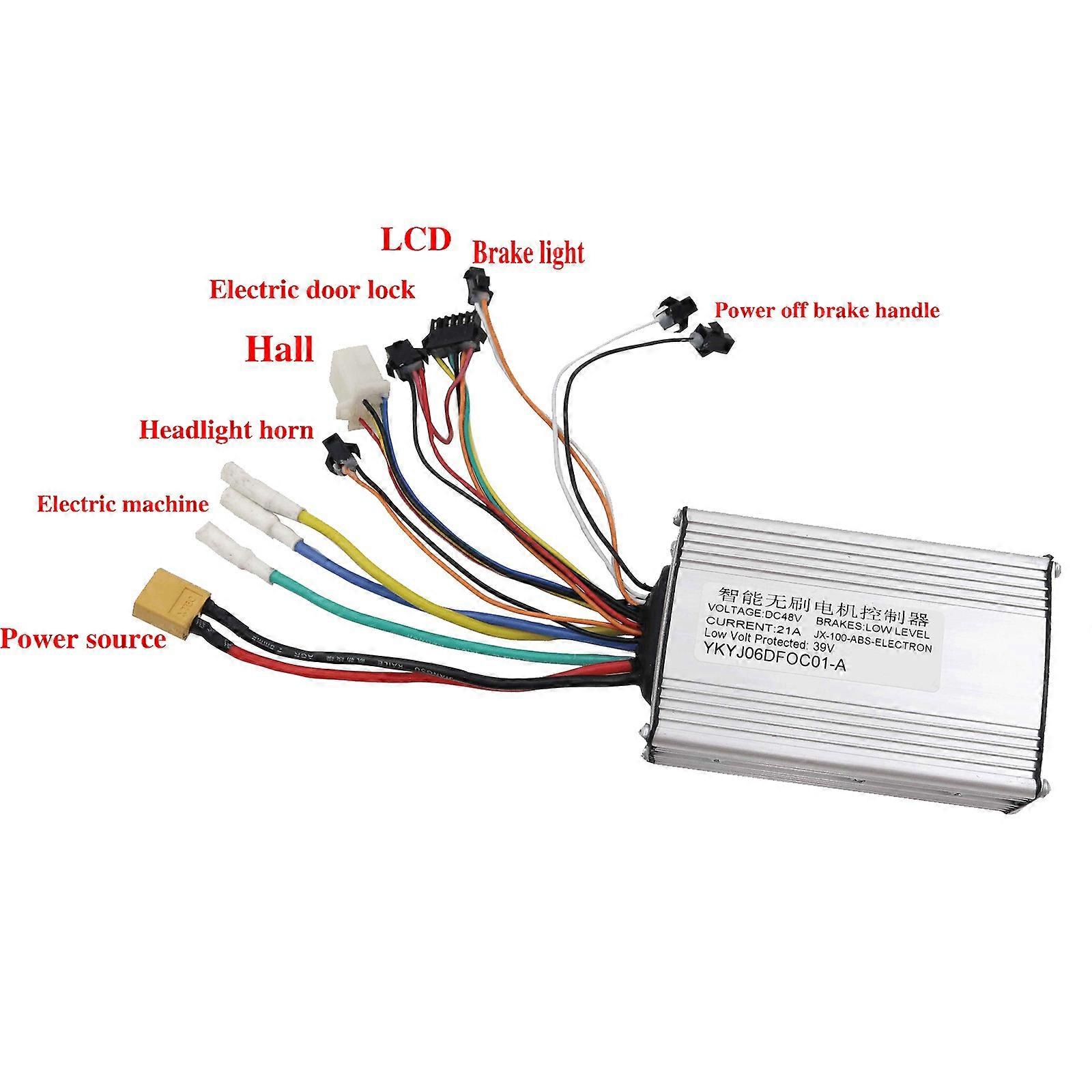 48V 21A Electric Scooter Brushless Controller+TF-100 LCD Display ...