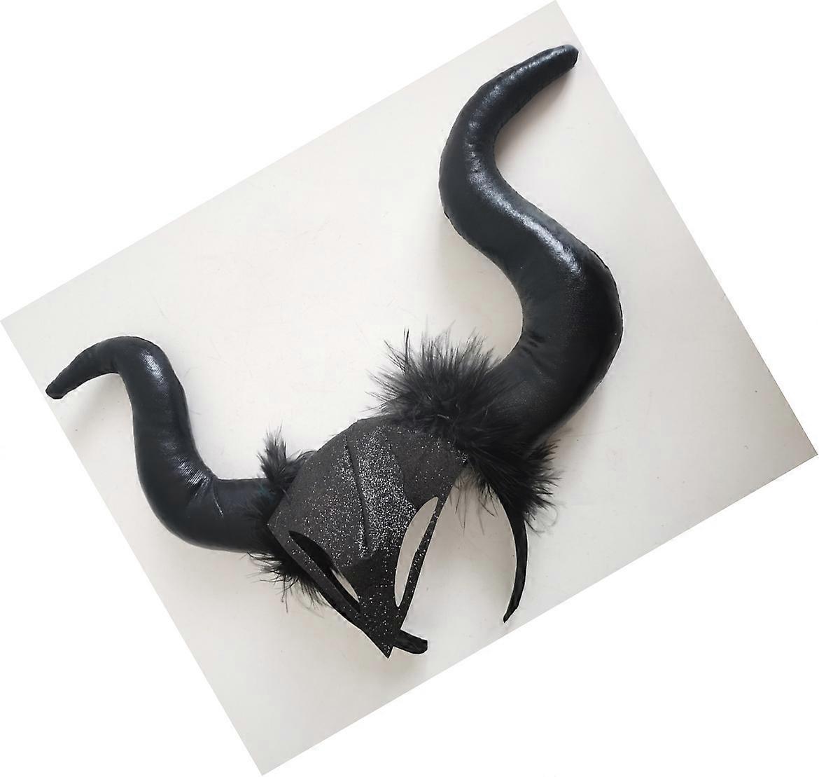 Evil Witch Horn Devile Demon Horns Headdress Black Gothic Horn Queen ...