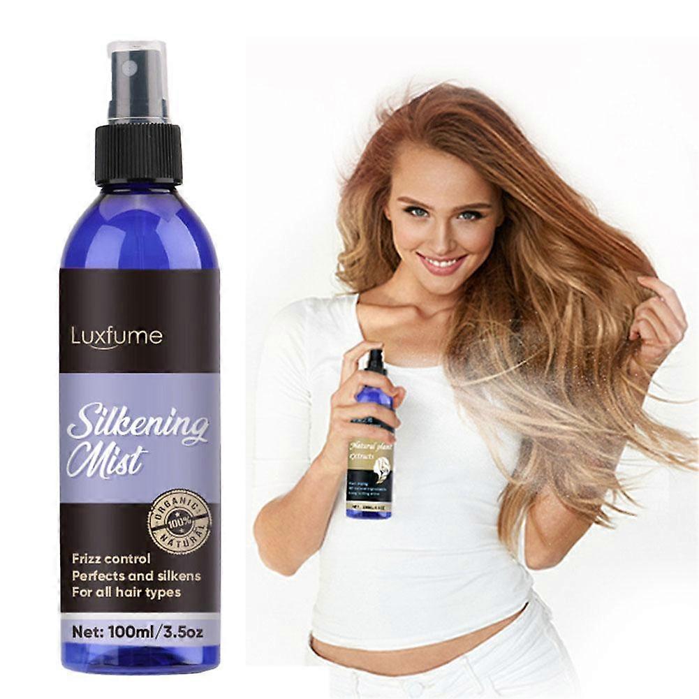 100ml Shine & Silky Hair Spray Frizz Control Spray for Hair Styling ...