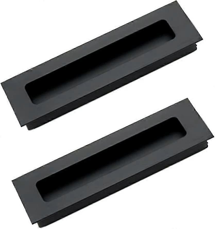 2 Pieces Black Sliding Door Handle Furniture Handle Invisible Door ...