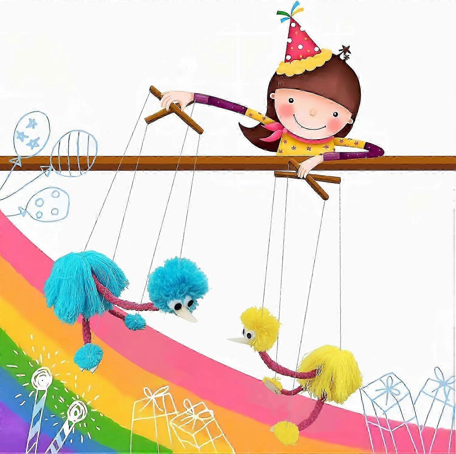 Ostrich Puppet-Marionette Puppets-Animal Hand Puppets for Kids-Bird ...