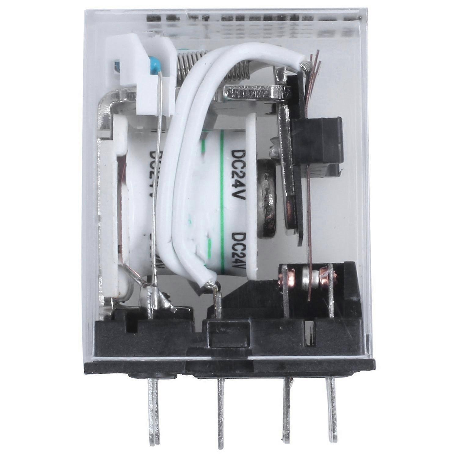 DC 24V Coil Volt 4PDT 14 Pin Terminal Electromagnetic Relay HH54P | Fruugo UK