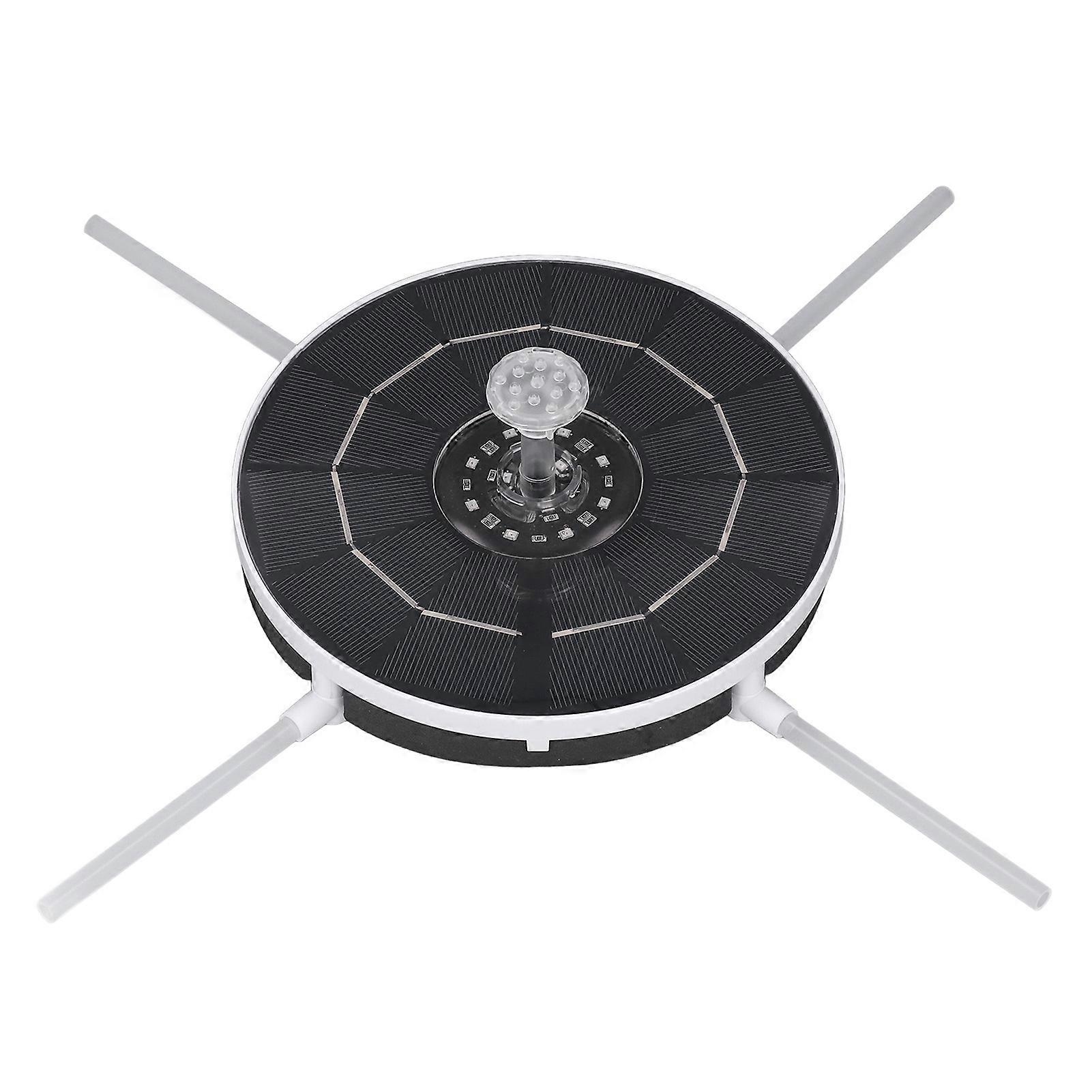 Bird Bath Fountains Solar Power Water Levels Monitoring 2200mAh Battery ...