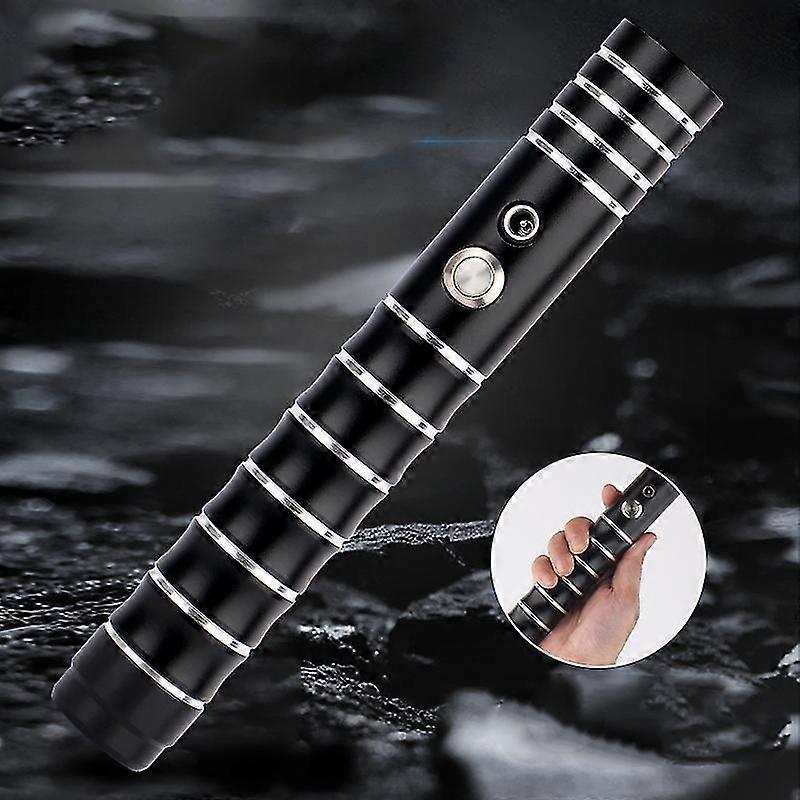 Lightsaber - Rgb-led 10 Colors Lightsaber With Mtal Grip - USB Charging ...