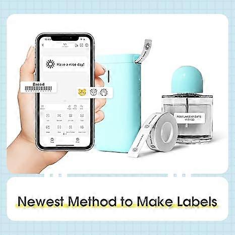 Label Maker D11 Label Printer Comes with Tape Portable Wireless ...