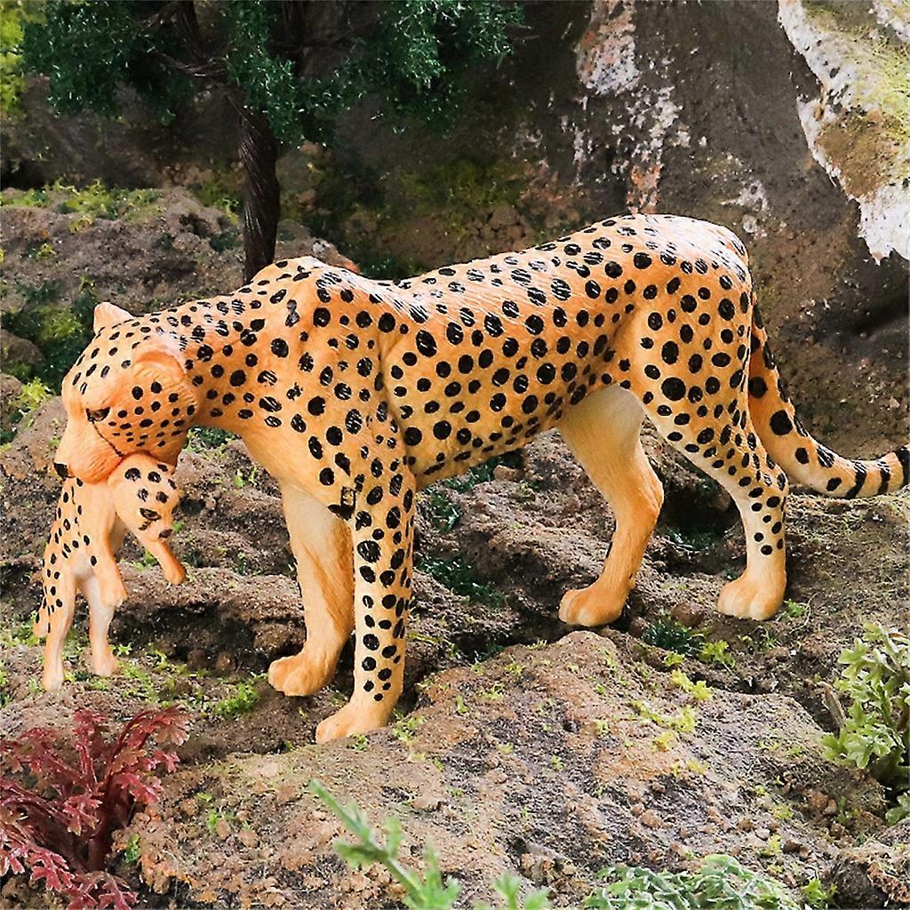 Cool Cheetah Figure Cheetah Statue Cheetah Imaginative Play Photo Props ...