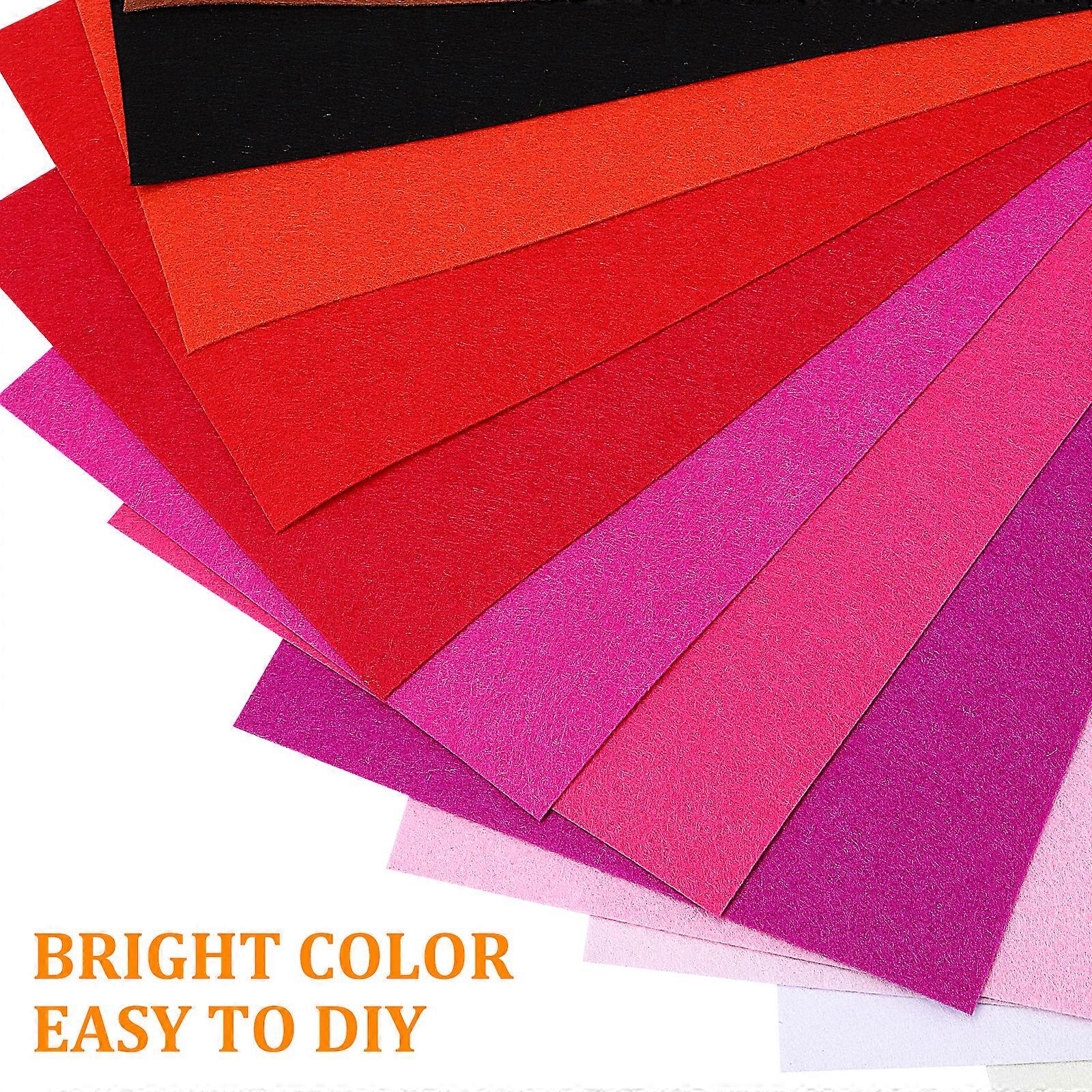 40 Pcs Felt Sheets for Crafting Supple Rectangle Felt Fabric Sheets for ...