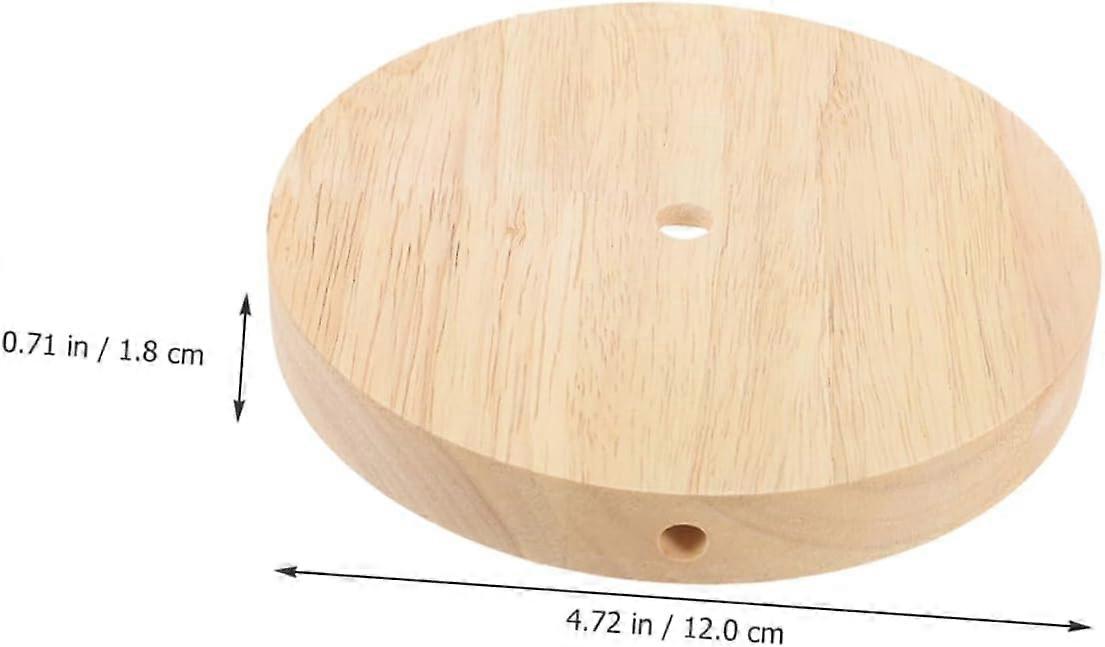 120mm Desk Lamps Natural Wooden Base ,Round Base ,lamp Stand Wooden ...