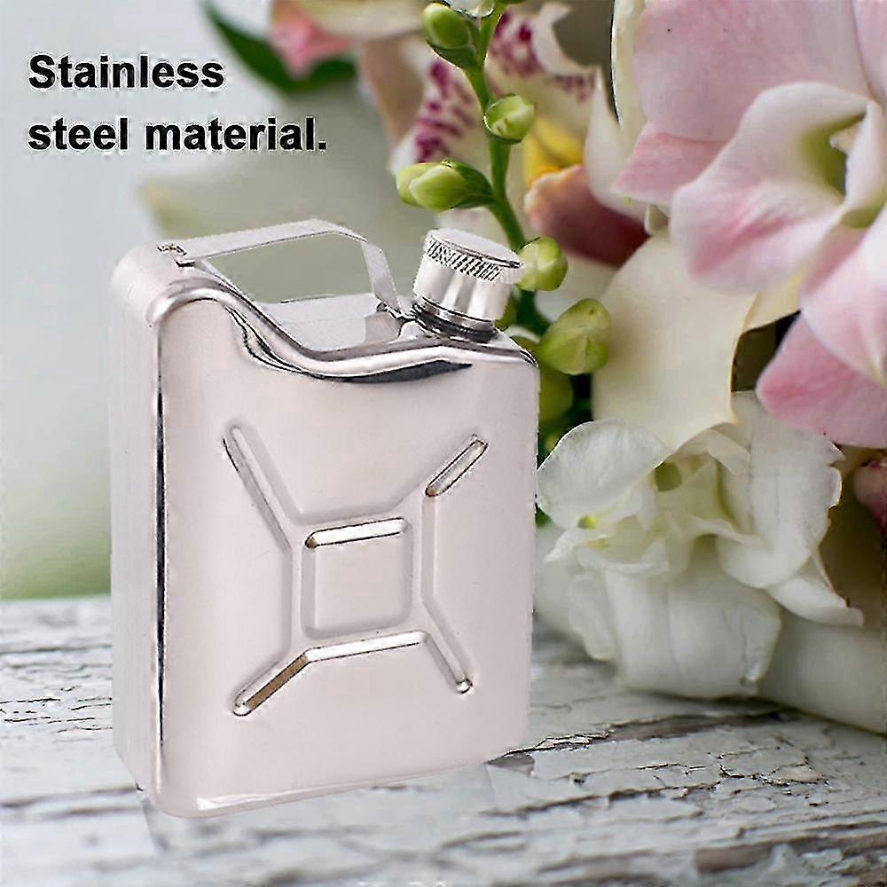 Hip Flask for Liquor, 5oz Stainless Steel Small Portable Jerry Can ...