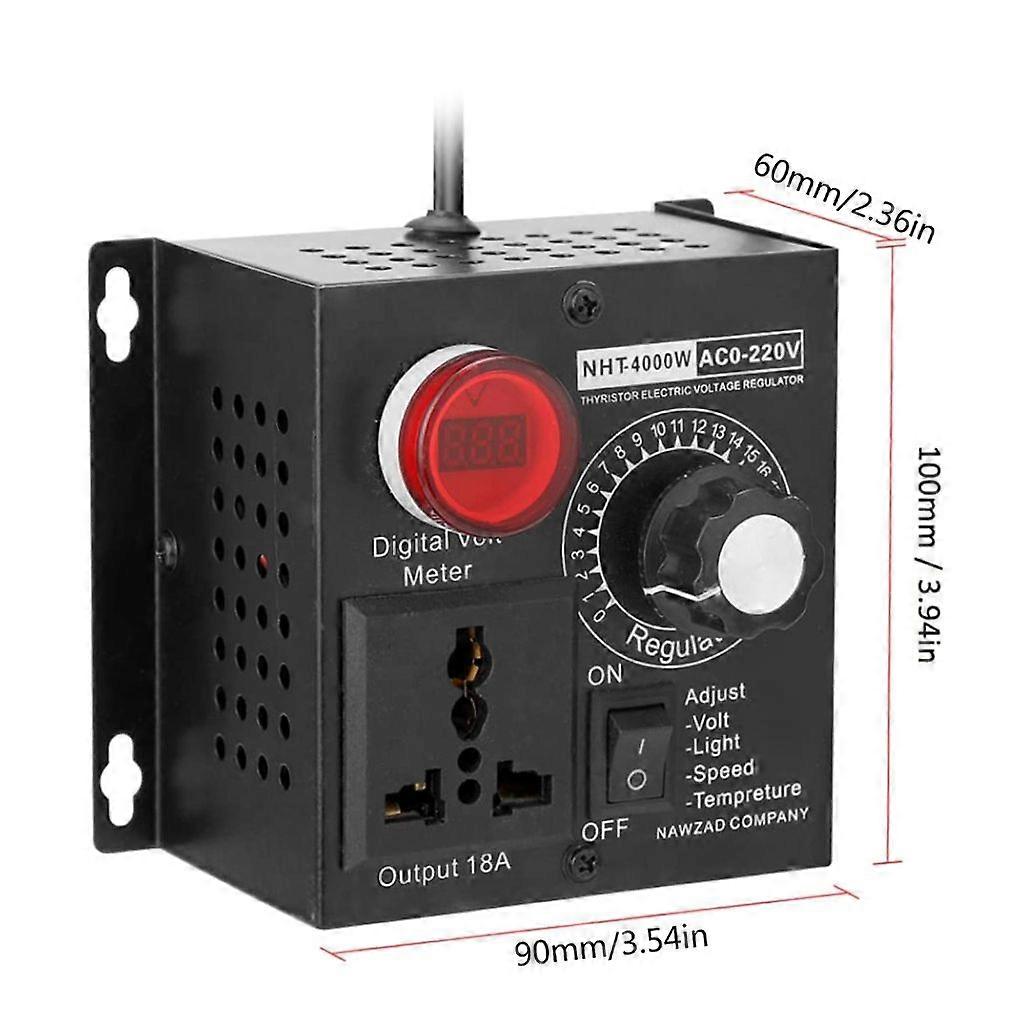 Upgraded SCR Electronic Voltage Regulator 4000W 220V Single Phrase ...