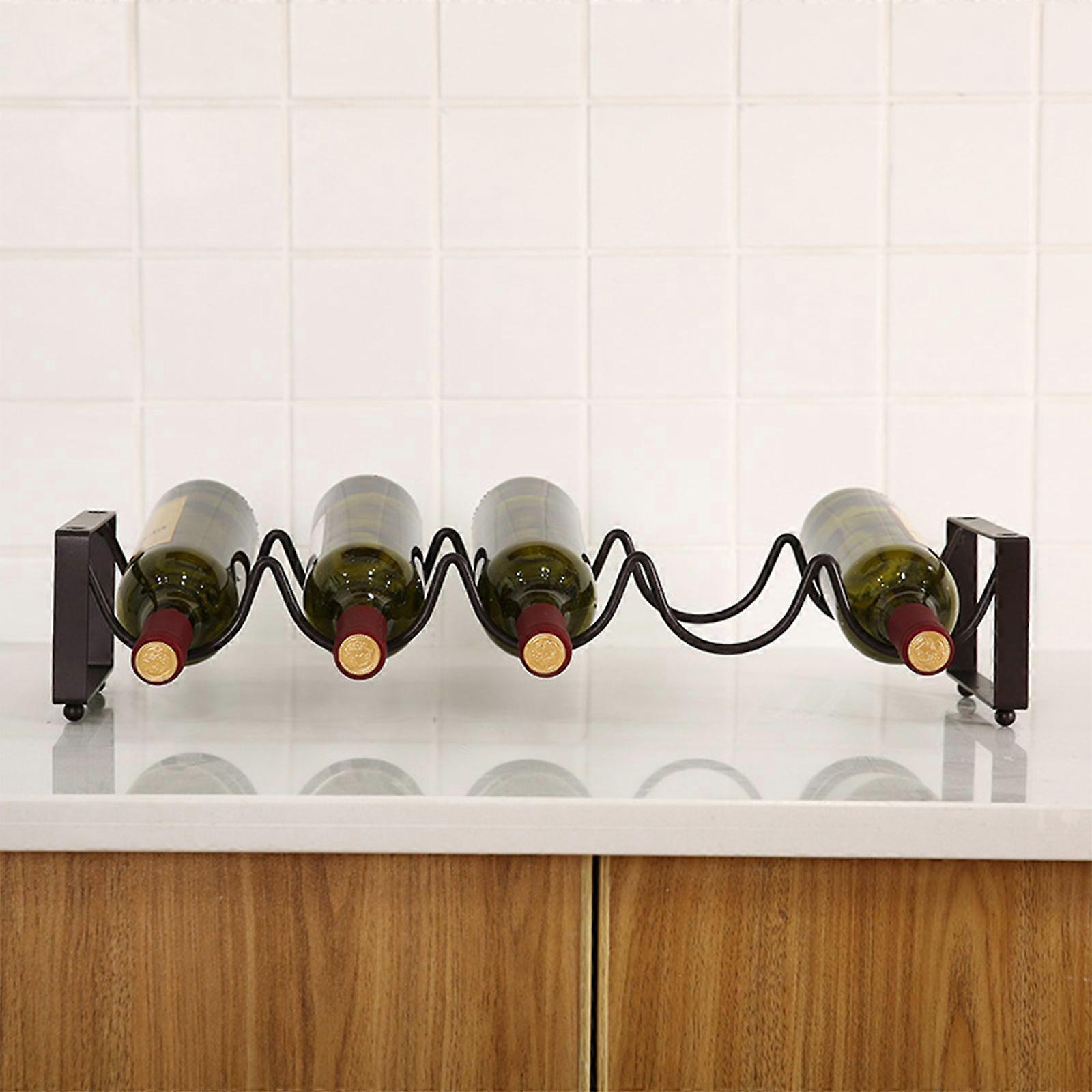 Standing Bottles Holder Organizer Elegant Wine Rack Grape Wine Shelf ...