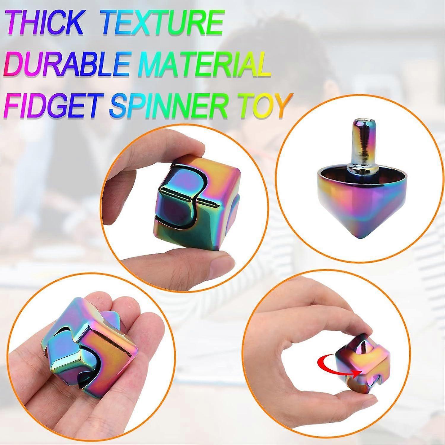 Fidget Cube Spinner Anti-Anxiety Focusing Fidget Toys EDC Fidgets ...