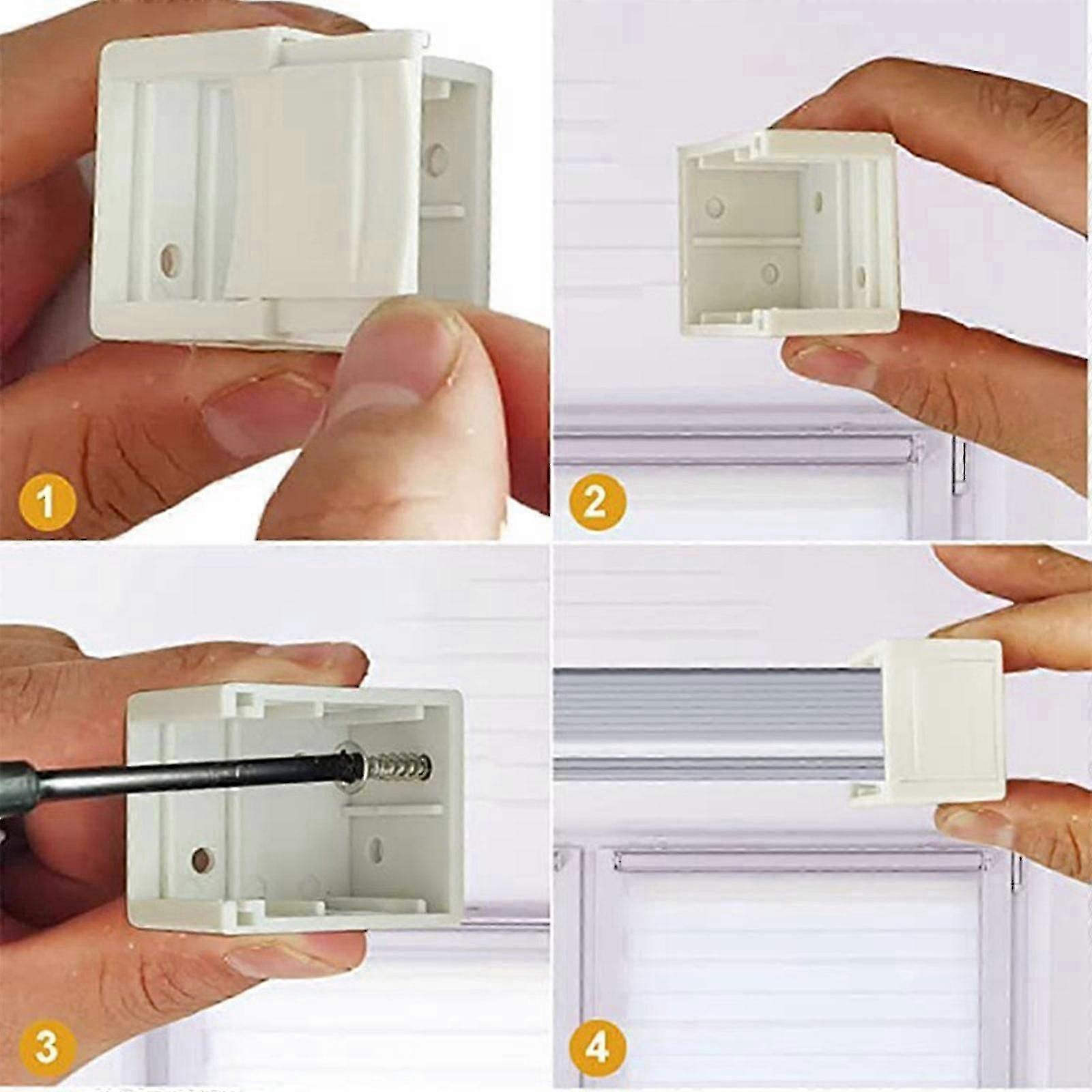 6 Pcs Blinds Bracket End Cover Holder Box Mounting Bracket For Window ...