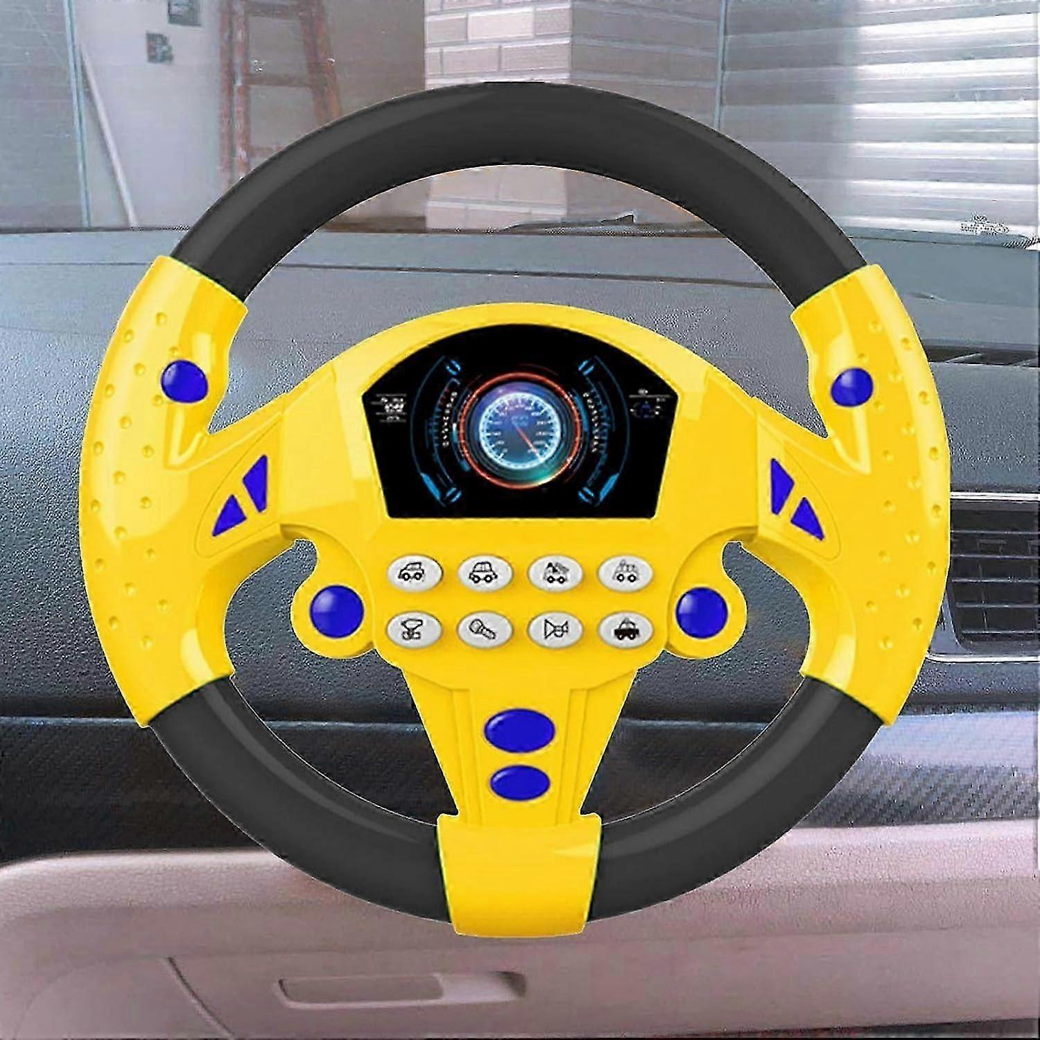 Kids Steering Wheel For Car,Children's Steering Wheel Toys, Upgraded ...