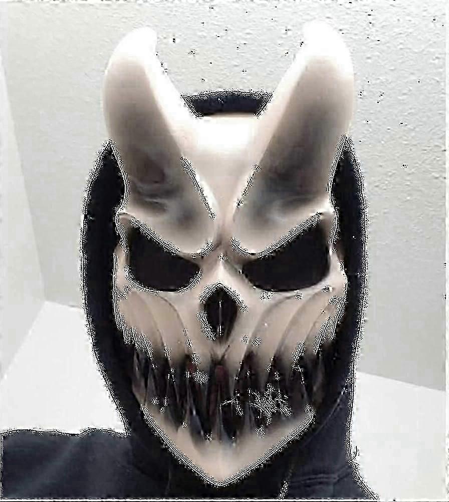 Demon costume mask with movable mouth for Halloween prop | Fruugo UK